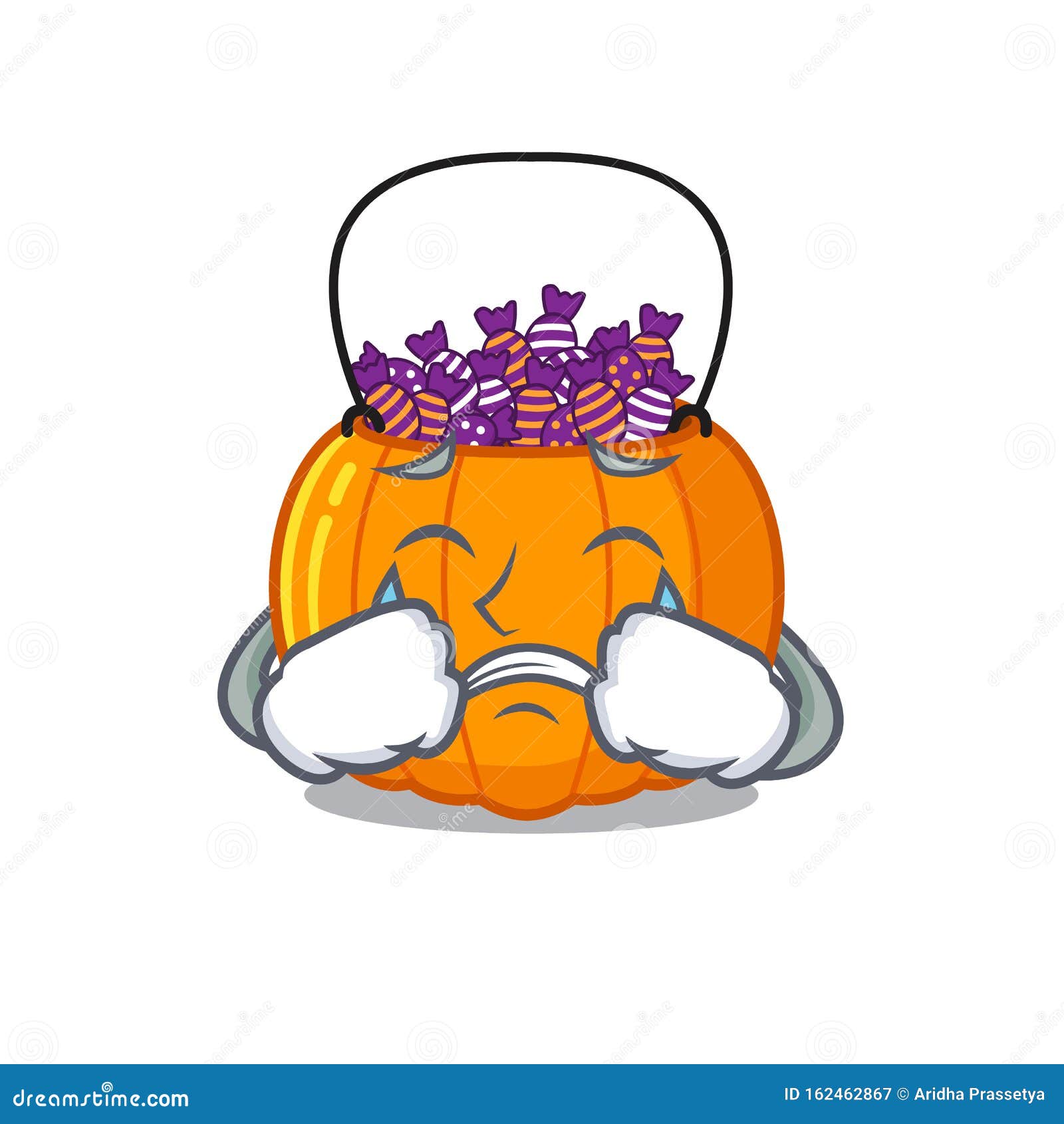 Crying Bucket Character Cartoon Style | CartoonDealer.com #102669215