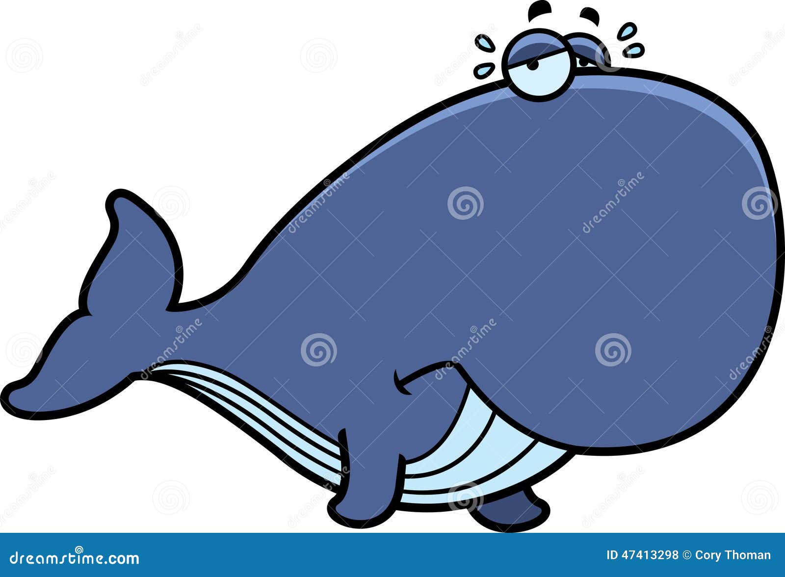 Killer Whale Cartoon Sad