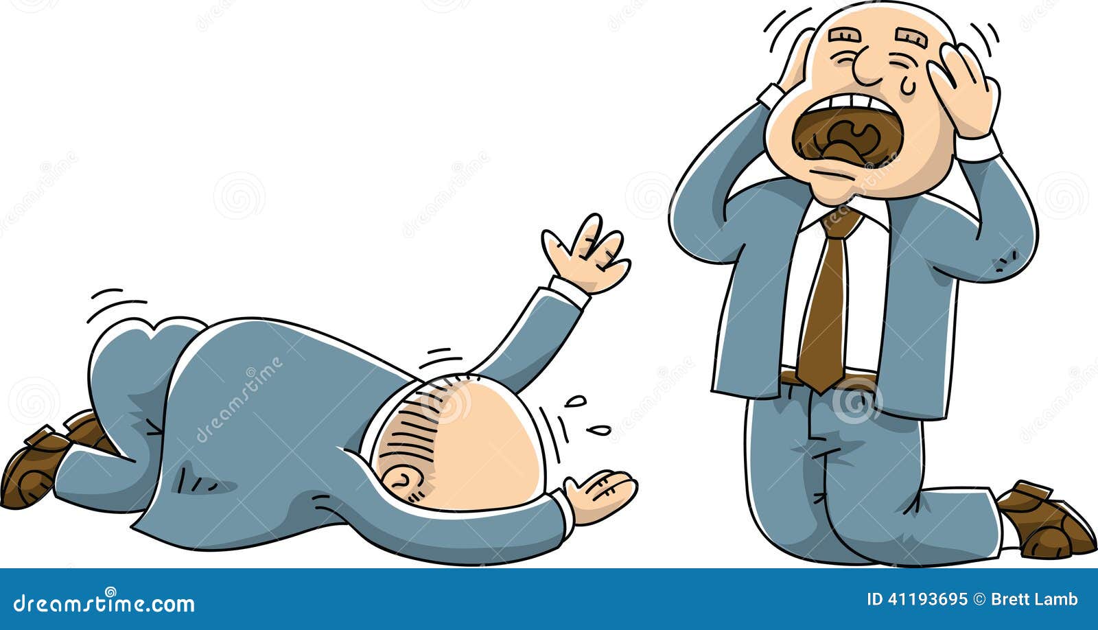 Crying CEO stock illustration. Illustration of crying - 41193695