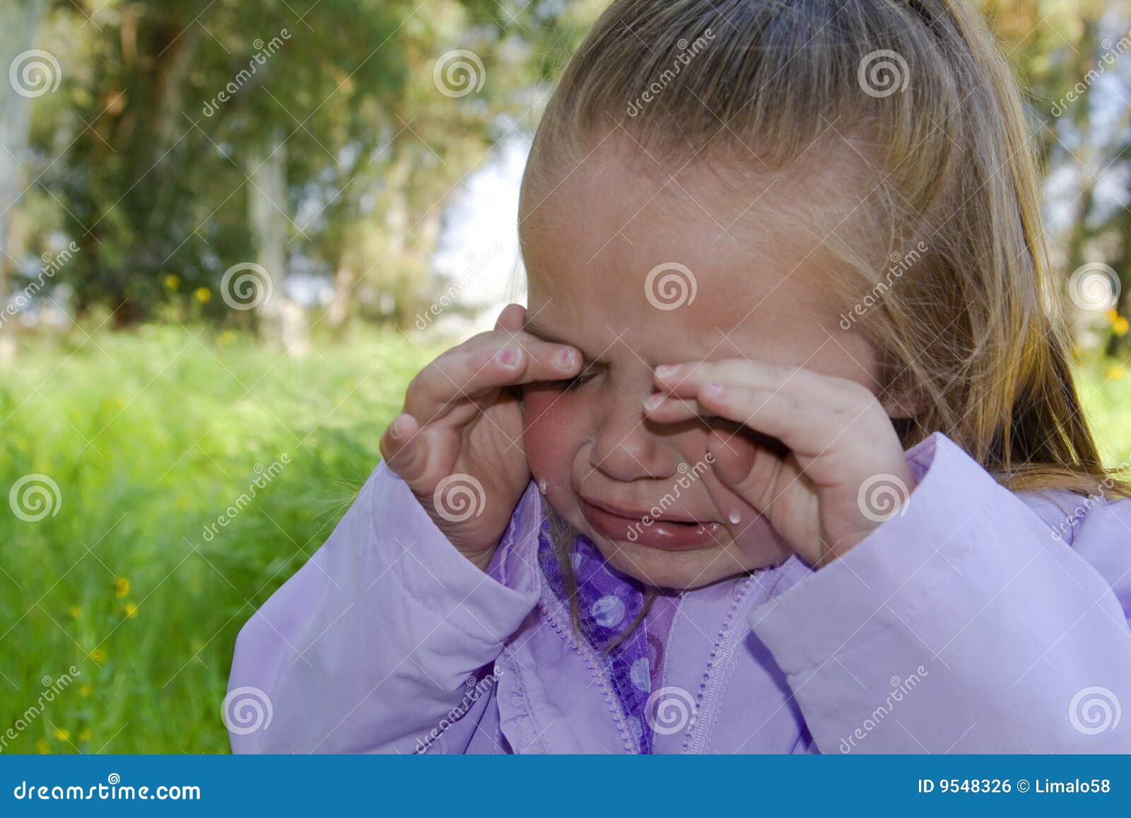 Crying child. stock photo. Image of sorrow, frightened - 9548326