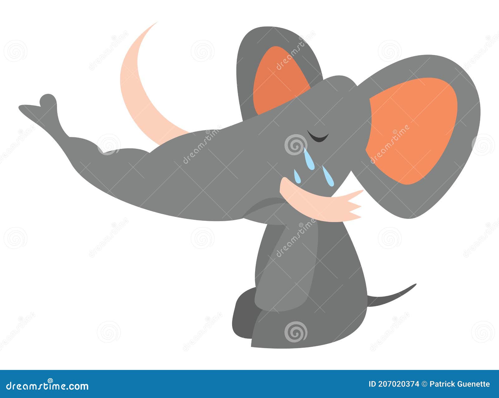 Crying Elephant Stock Illustrations – 55 Crying Elephant Stock ...