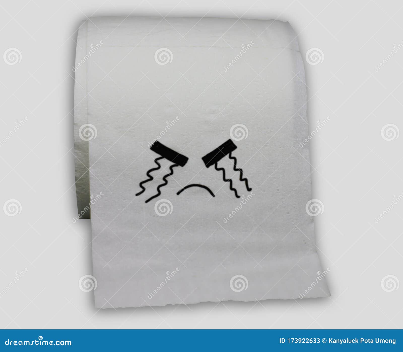 Emotions on tissue paper stock illustration. Illustration of symbol ...