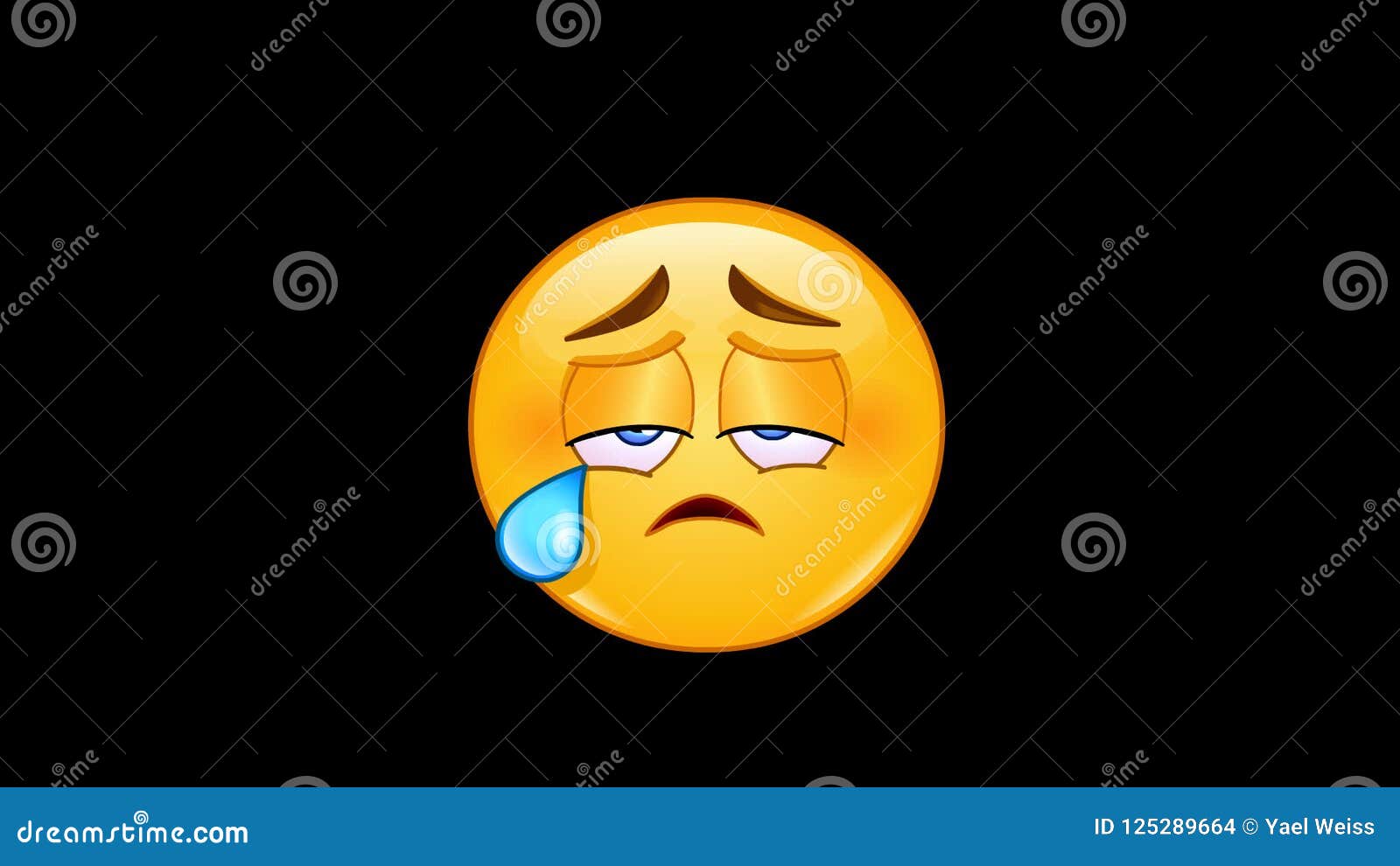 Crying Face Emoticon Animation Stock Footage - Video of sign, channel ...