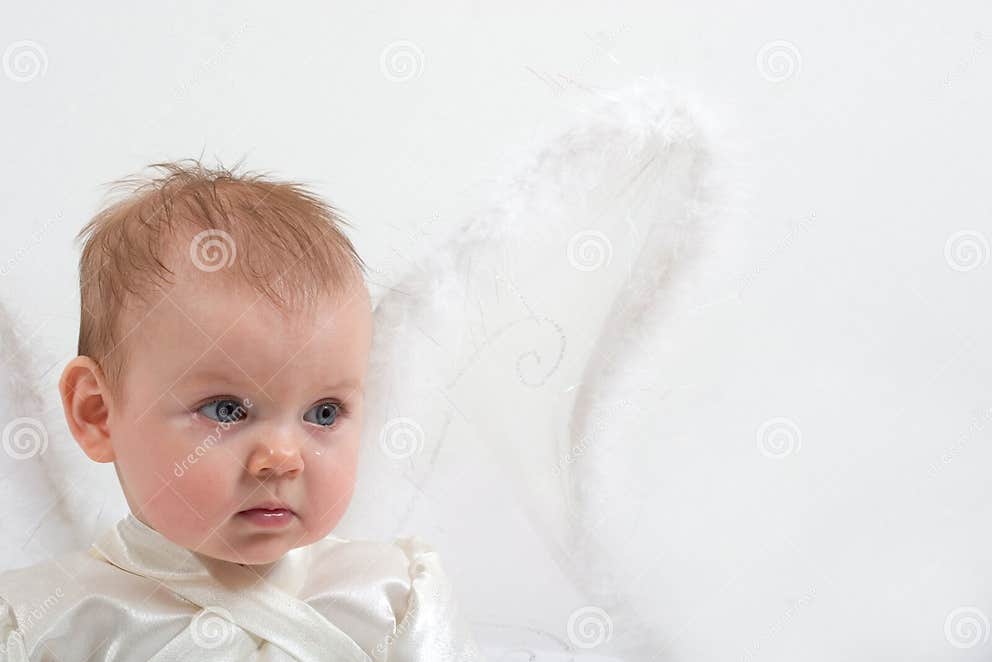 Crying fairy stock image. Image of wear, wings, toddler - 1807663