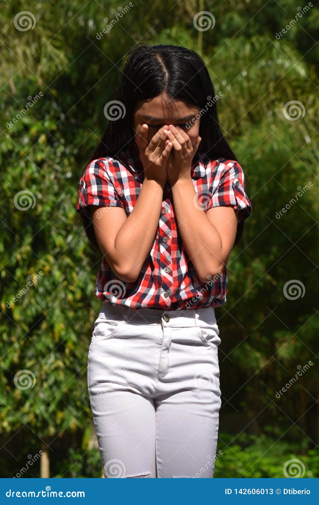 A Crying Female Tween stock image. Image of female, upset - 142606013