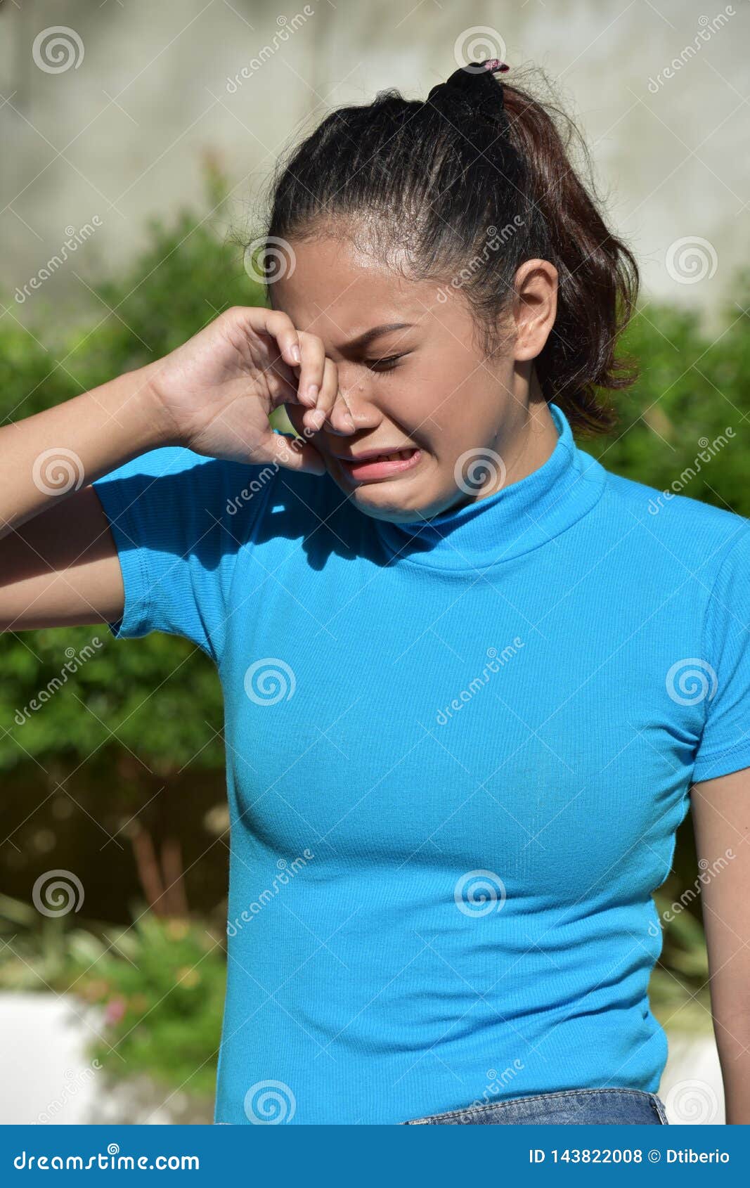 A Crying Female Woman stock photo. Image of pretty, depression - 143822008