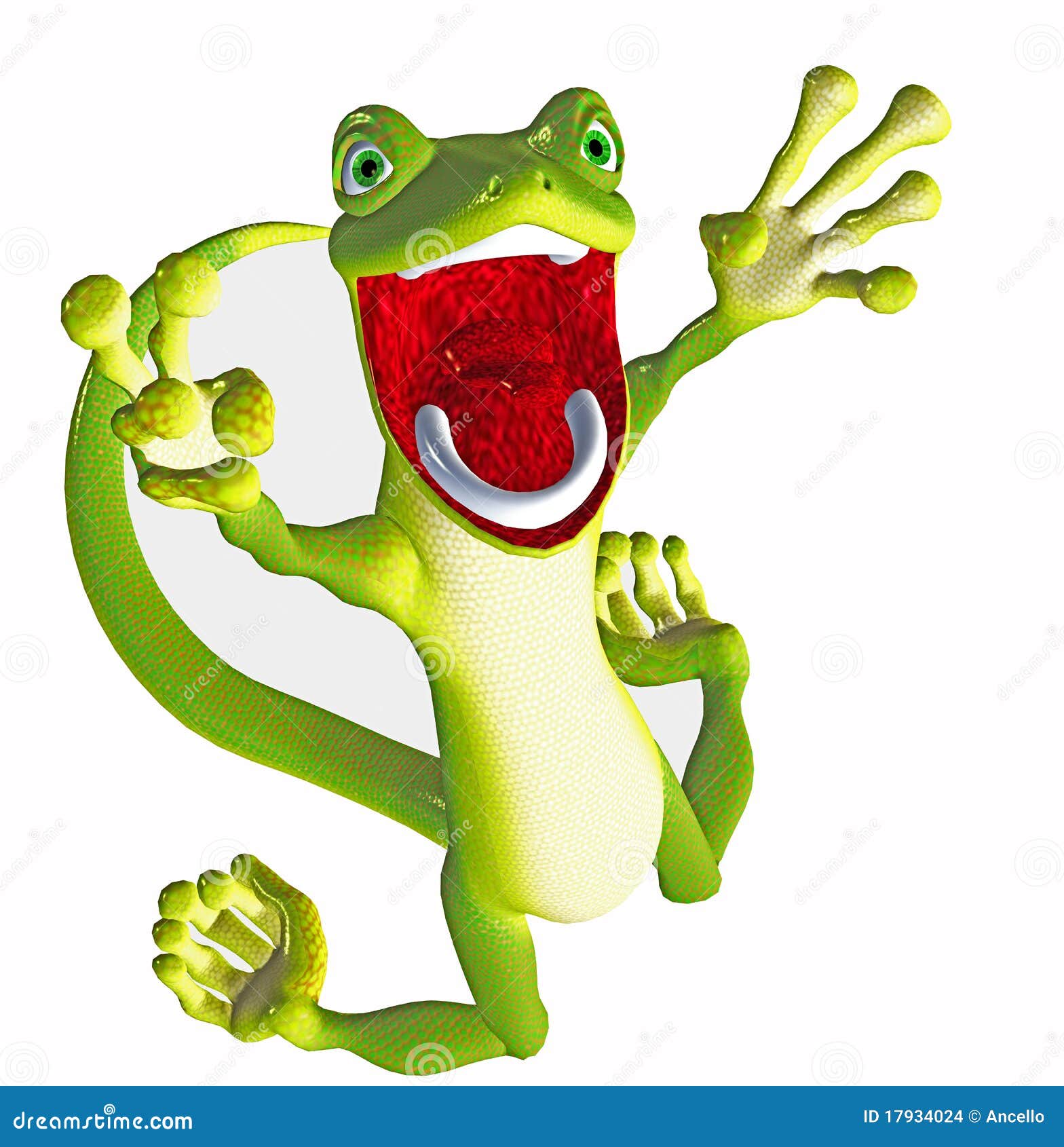 Crying gecko toon stock illustration. Illustration of happy - 17934024