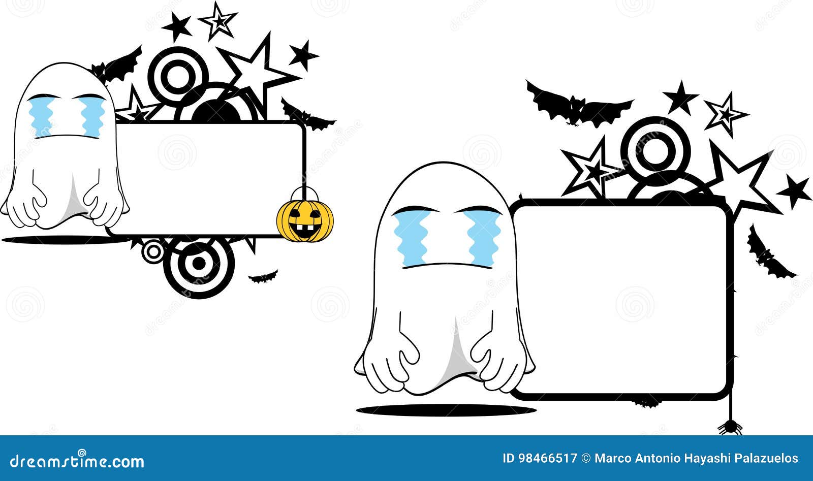 Crying Ghost Clip Art