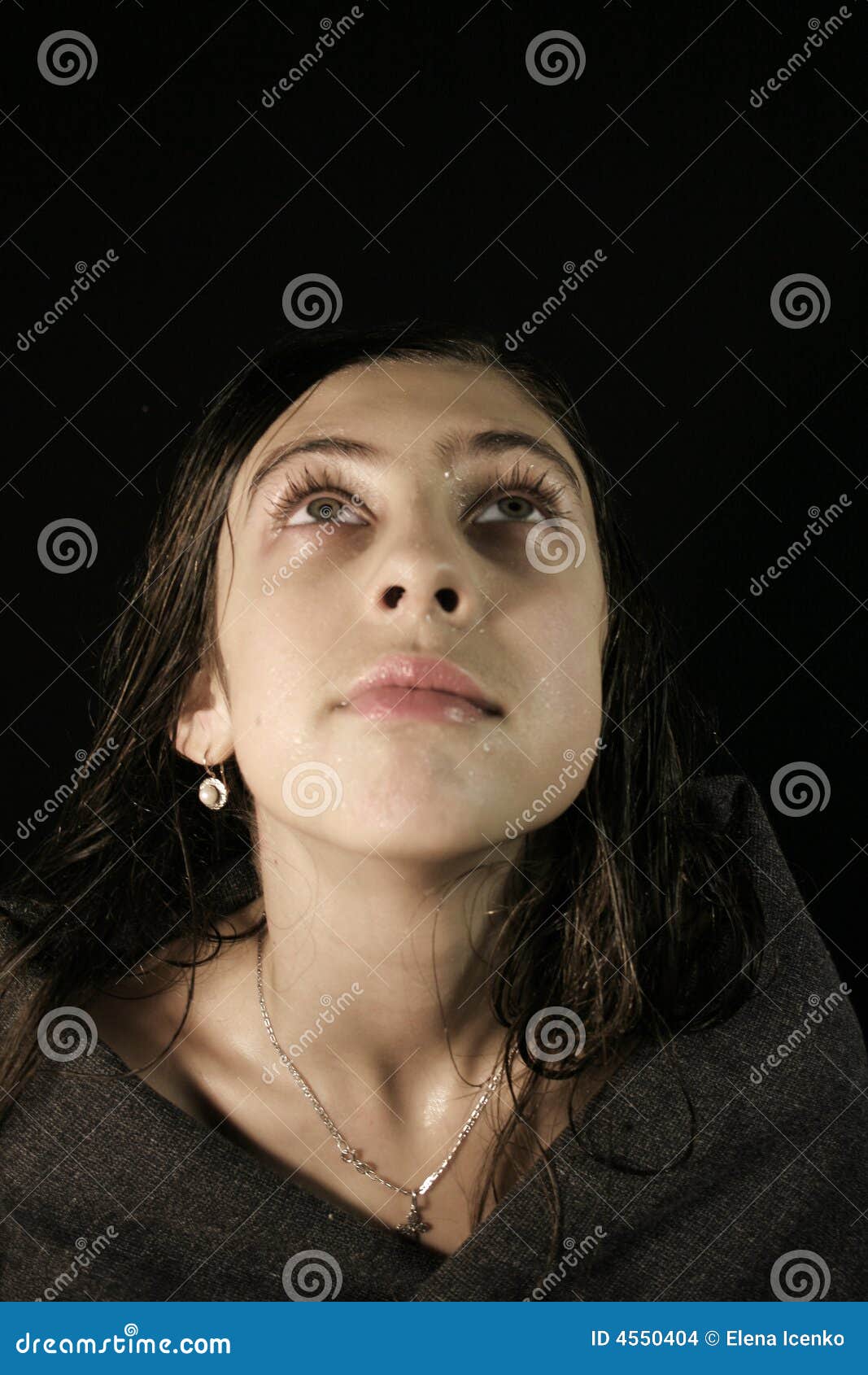 The crying girl stock photo. Image of awful, slums, plaintive - 4550404