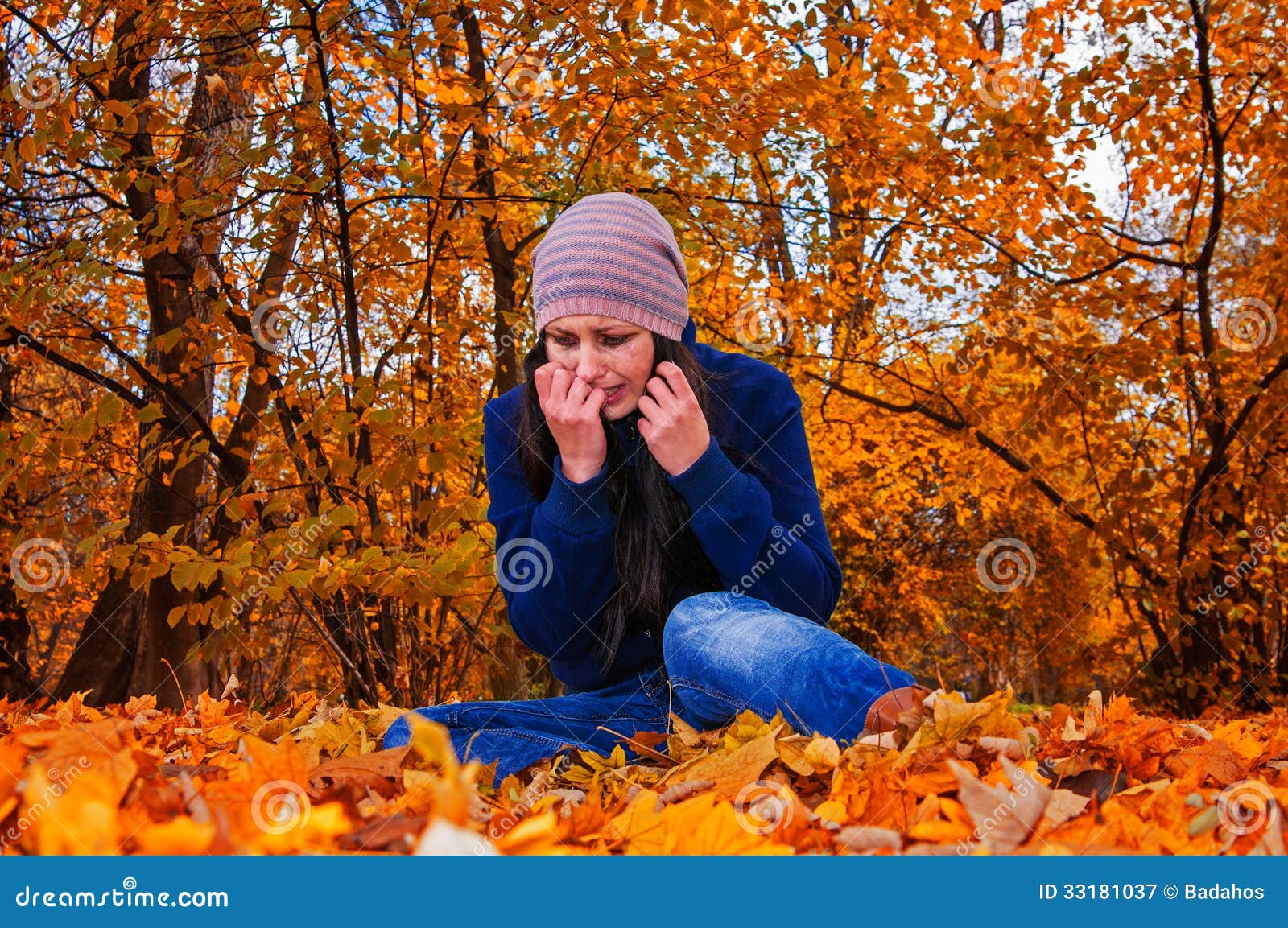 Crying girl stock image. Image of adversity, crying, girl - 33181037