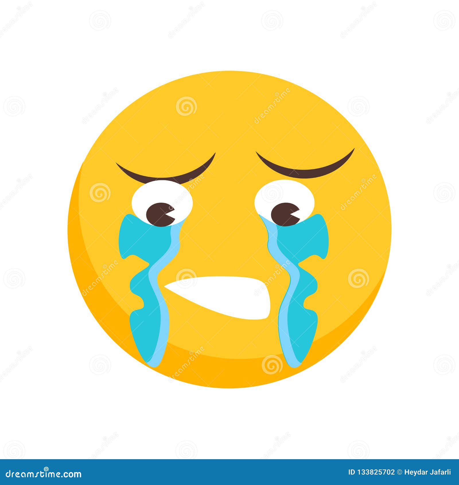 Crying Icon Vector Isolated On White Background, Crying Sign ... Crying Icon Vector Isolated On White Background, Crying Sign ...