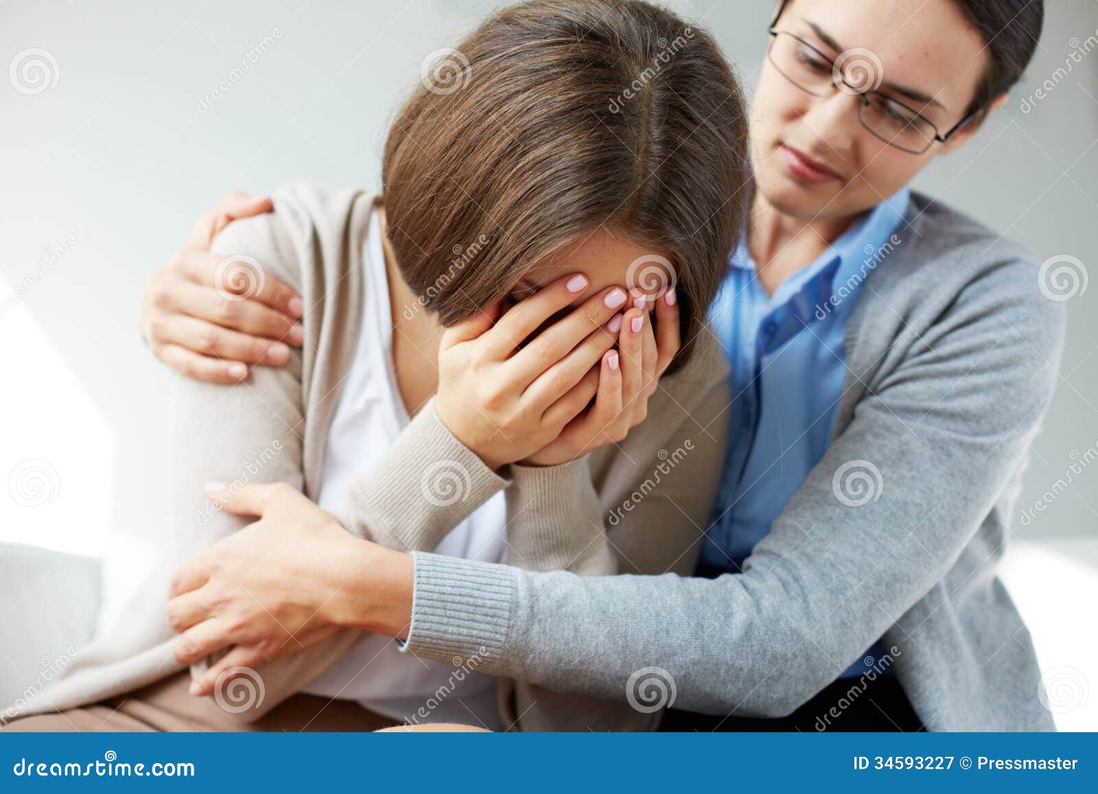 Crying stock image. Image of caucasian, counselor, care - 34593227