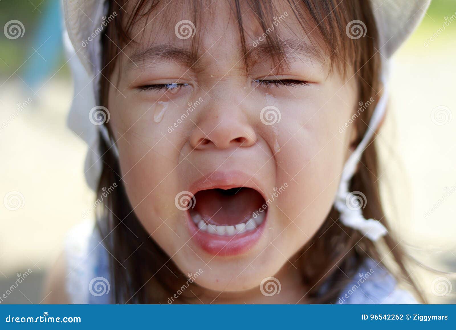 Crying Japanese girl stock photo. Image of cute, crying - 96542262