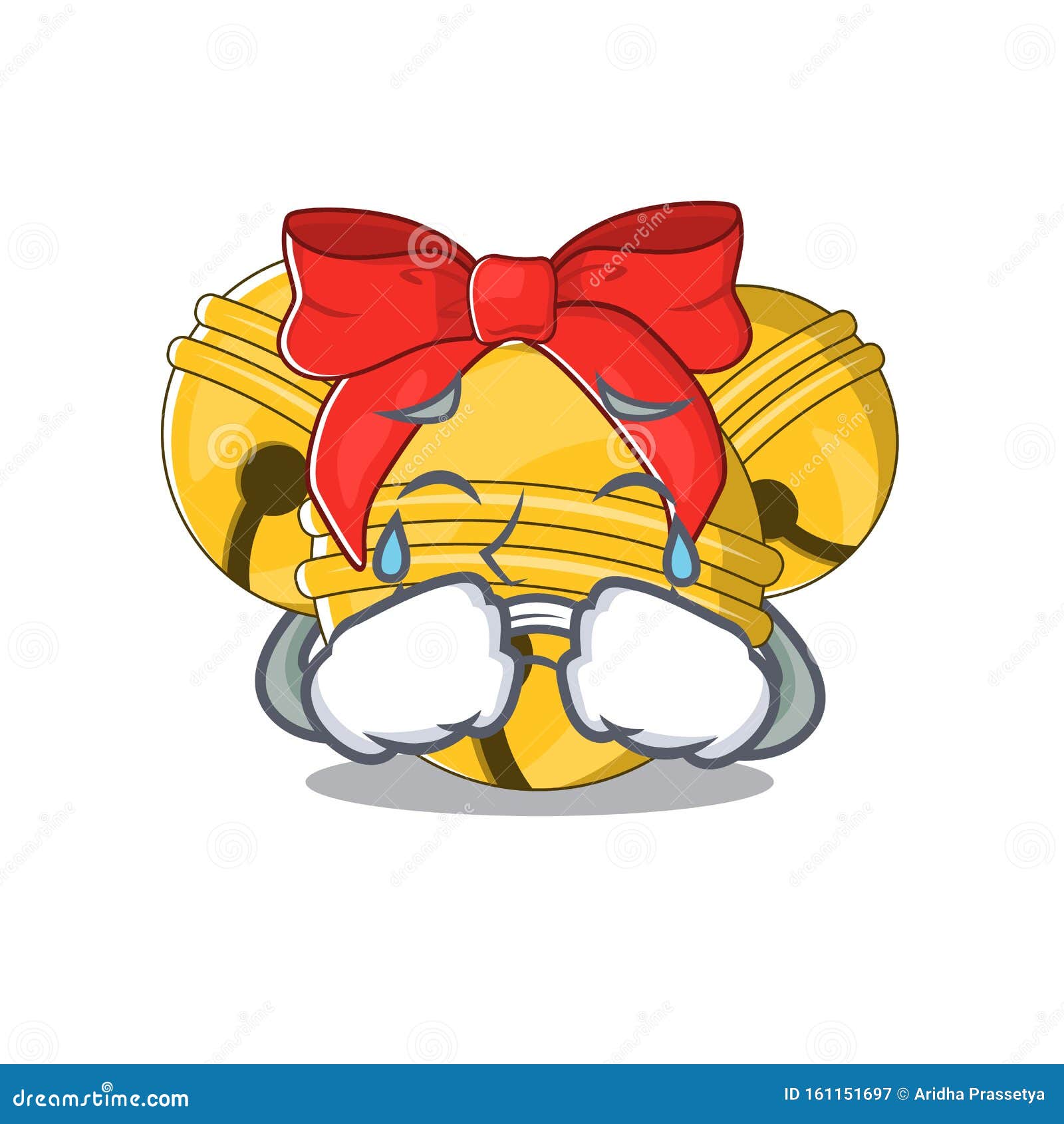 Sad Crying Bell Cookies Cartoon Character Design Style | CartoonDealer ...