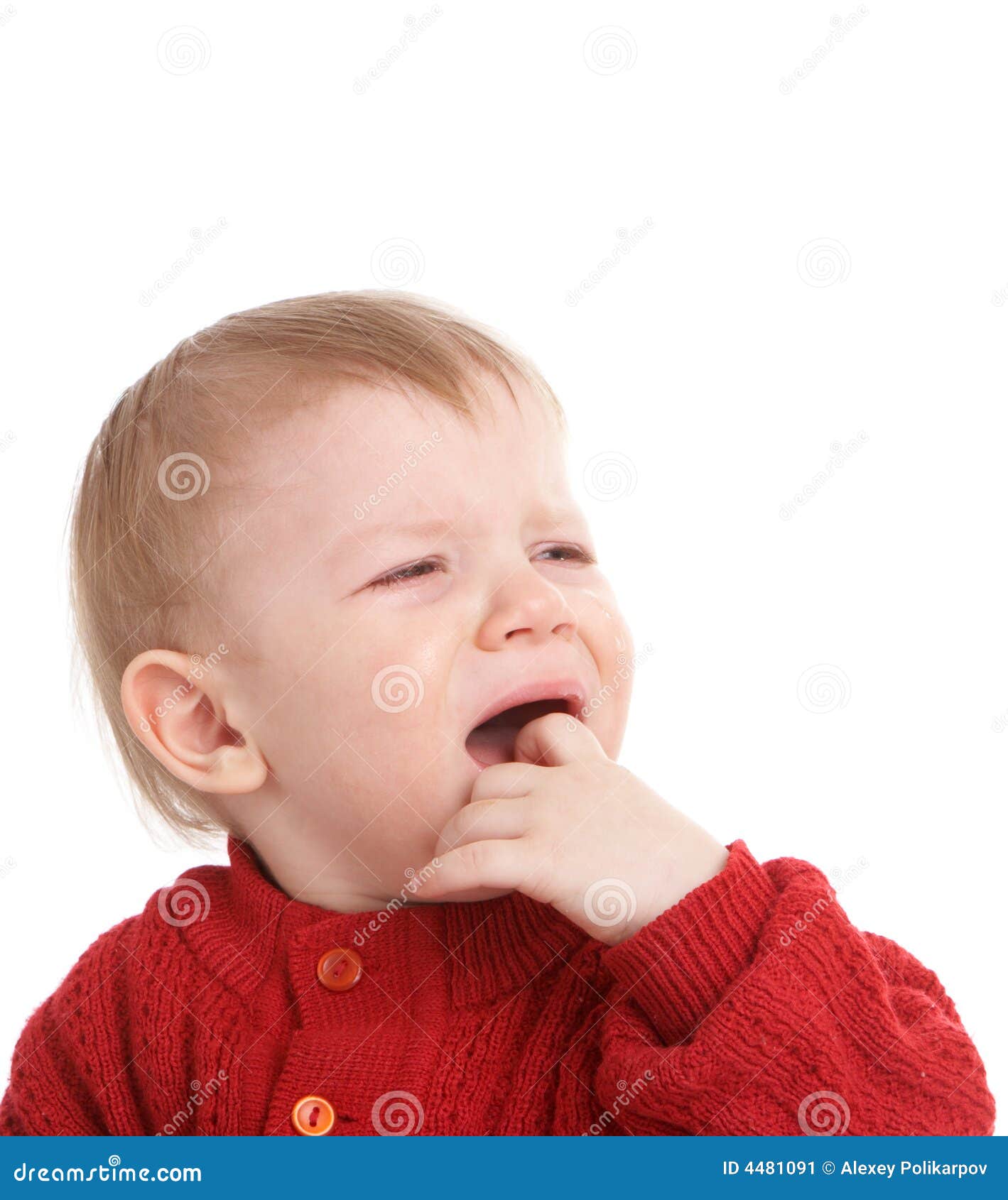 Crying kid stock image. Image of angry, blond, facial - 4481091