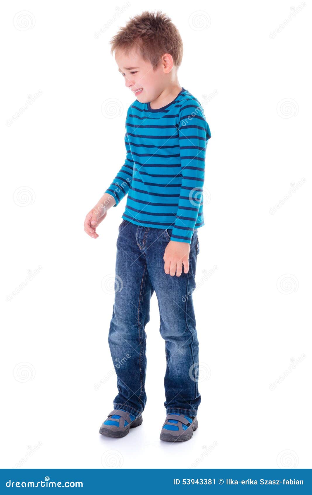 Crying little boy stock image. Image of person, background - 53943381