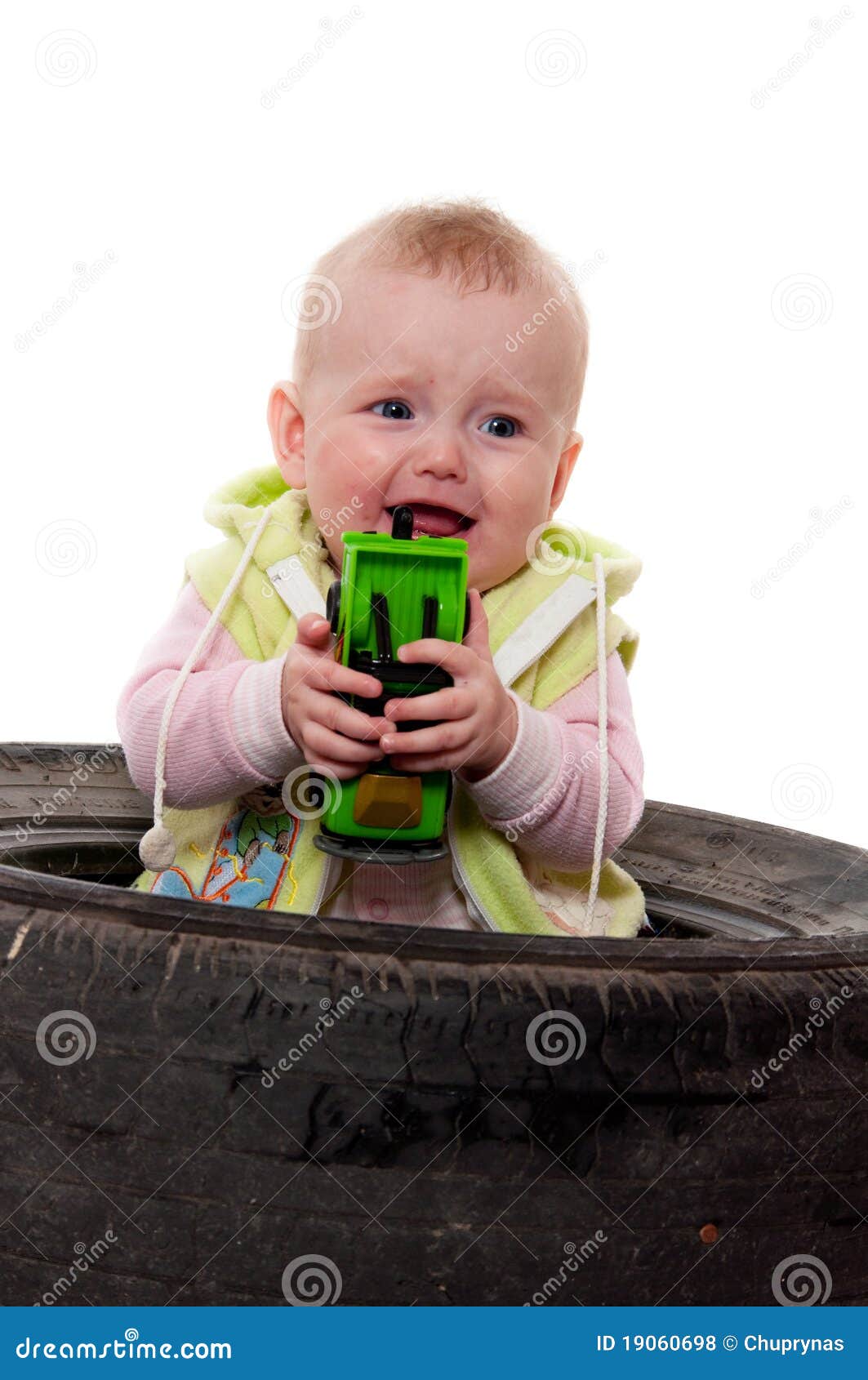 Crying Little Kid with a Toy Stock Photo - Image of bright, child: 19060698