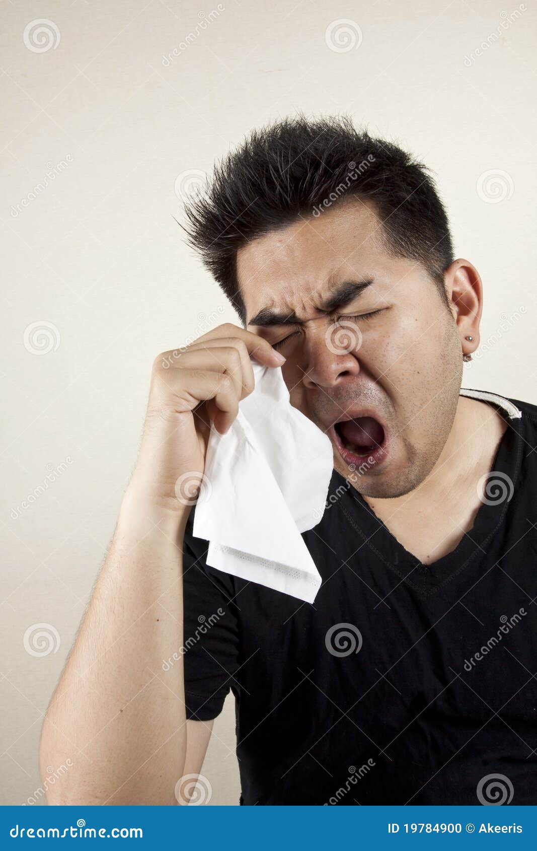 Crying man stock photo. Image of model, lifestyle, gray - 19784900