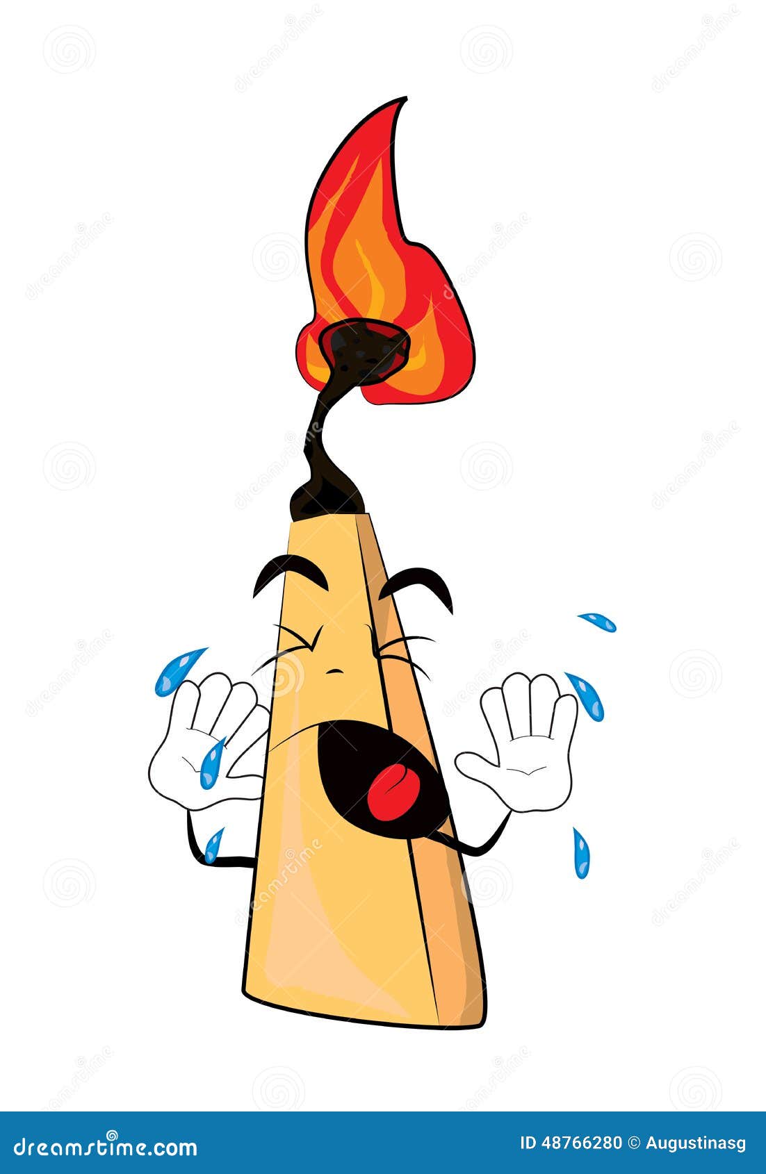 Crying Match Cartoon | CartoonDealer.com #48766280