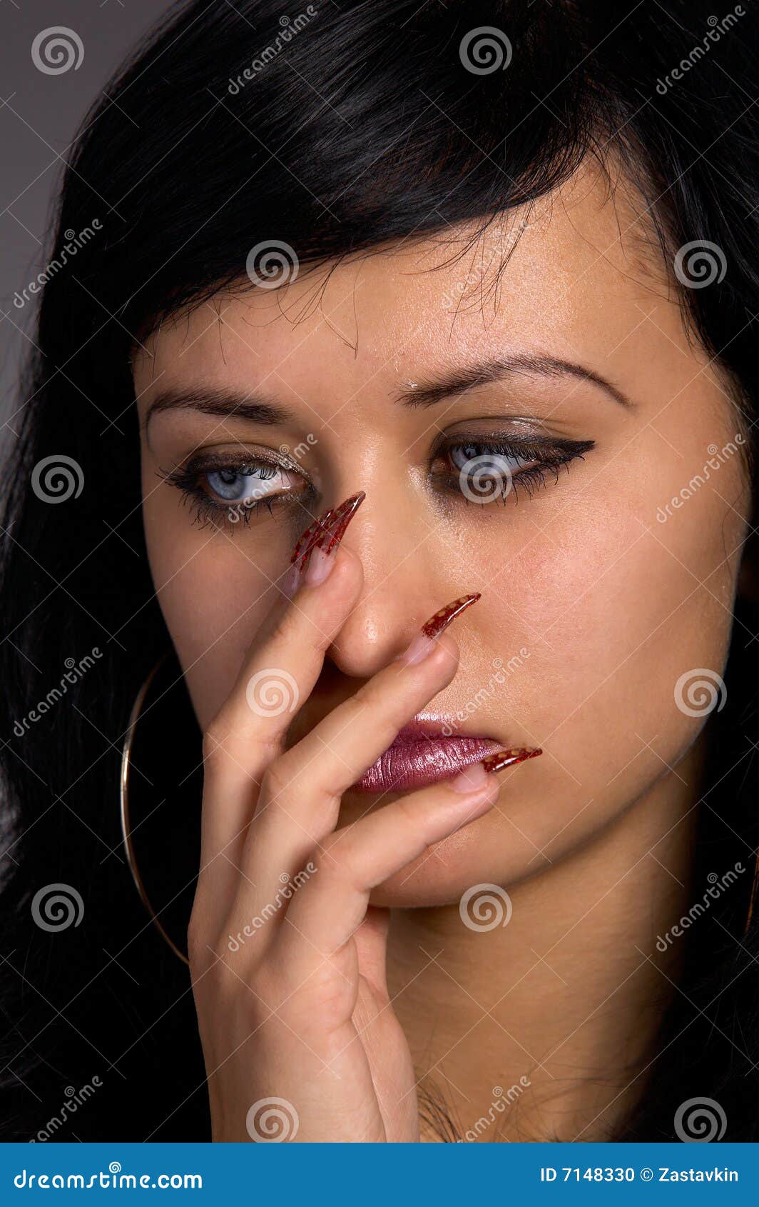 Crying Model Photography