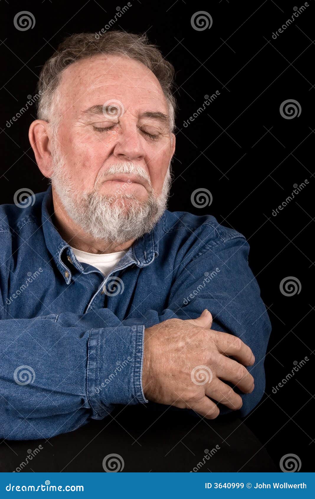 Crying old man stock image. Image of scared, feeling, cultural - 3640999