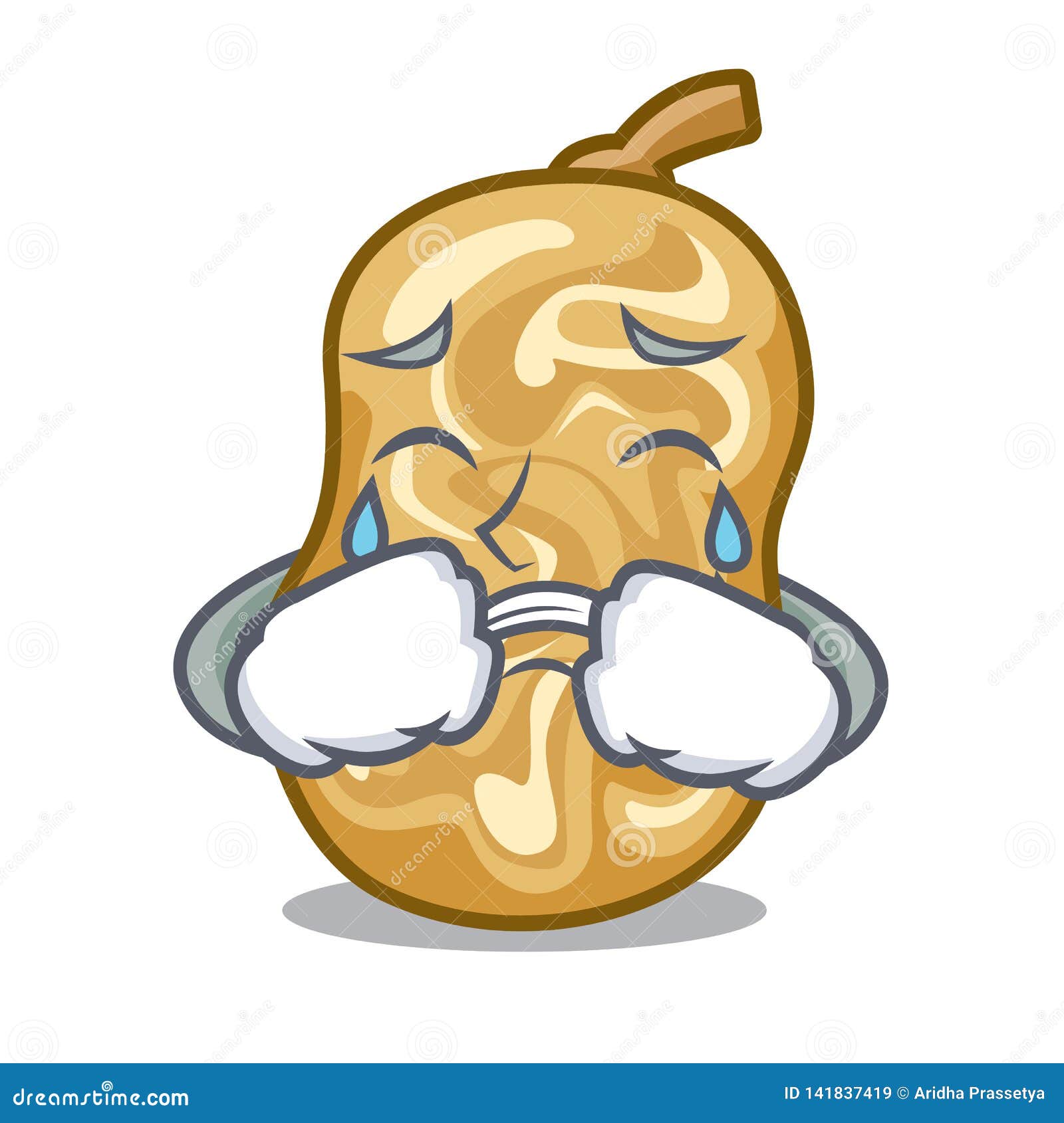 Crying Raisins in the a Character Box Stock Vector - Illustration of ...