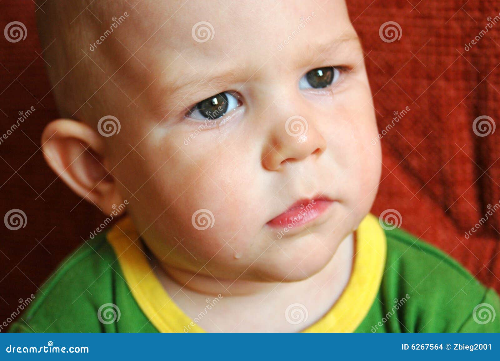 Crying sad baby stock photo. Image of tear, head, mood - 6267564