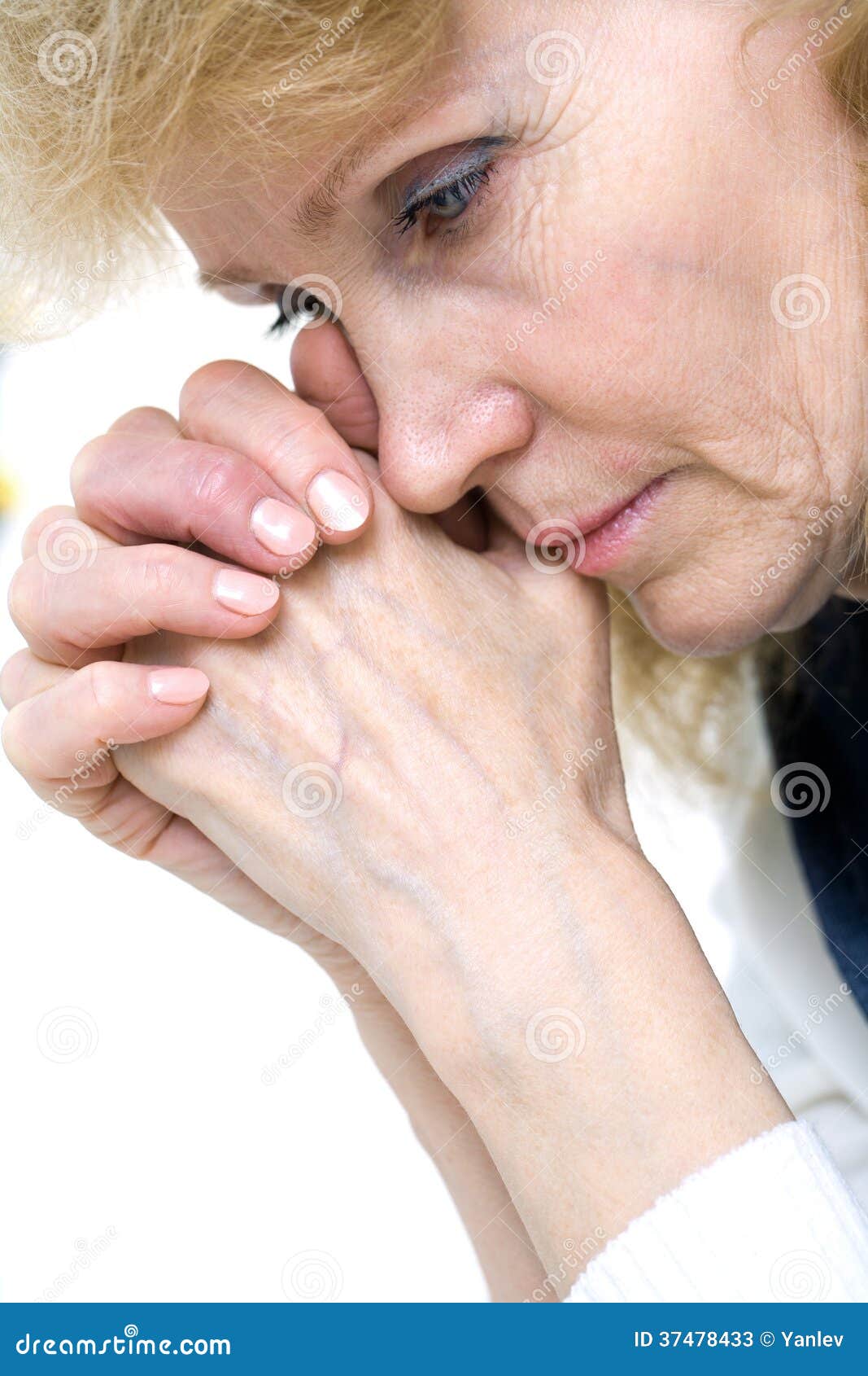 Crying senior woman stock image. Image of pain, adult - 37478433