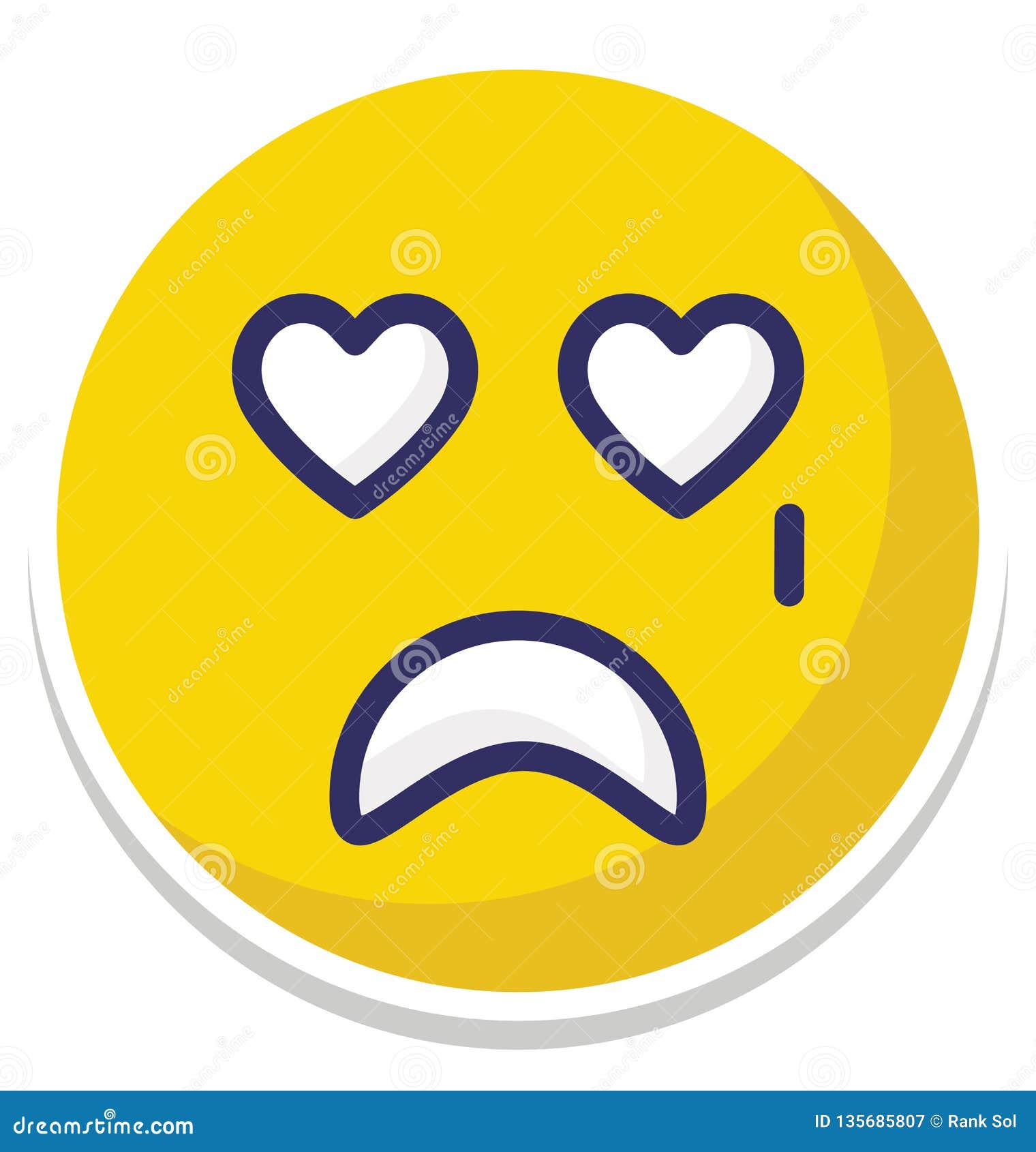 Sad Man Crying, Weeping In Despair. Upset Desperate Person With Unhappy ...