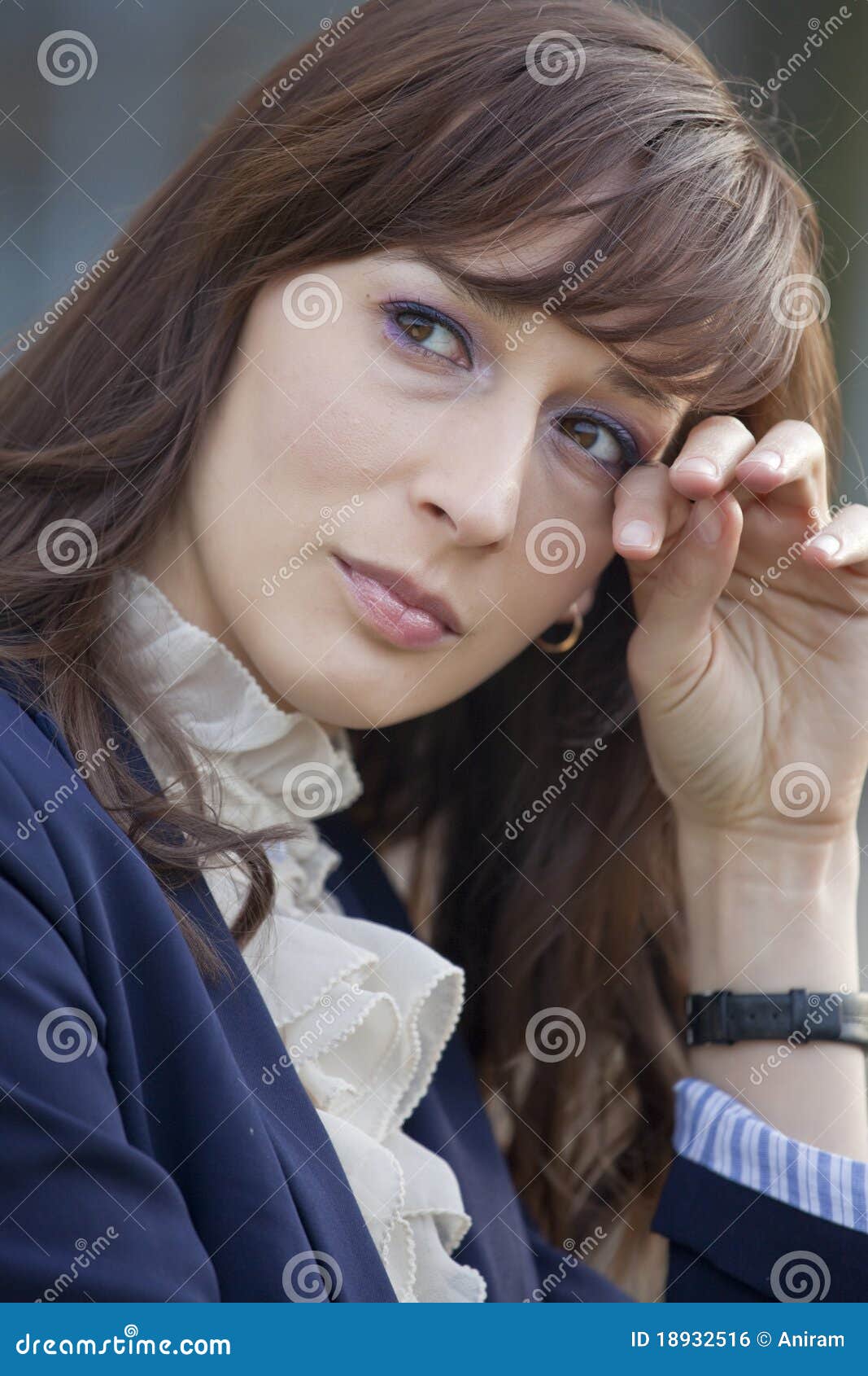 Crying woman stock photo. Image of portrait, businesswoman - 18932516