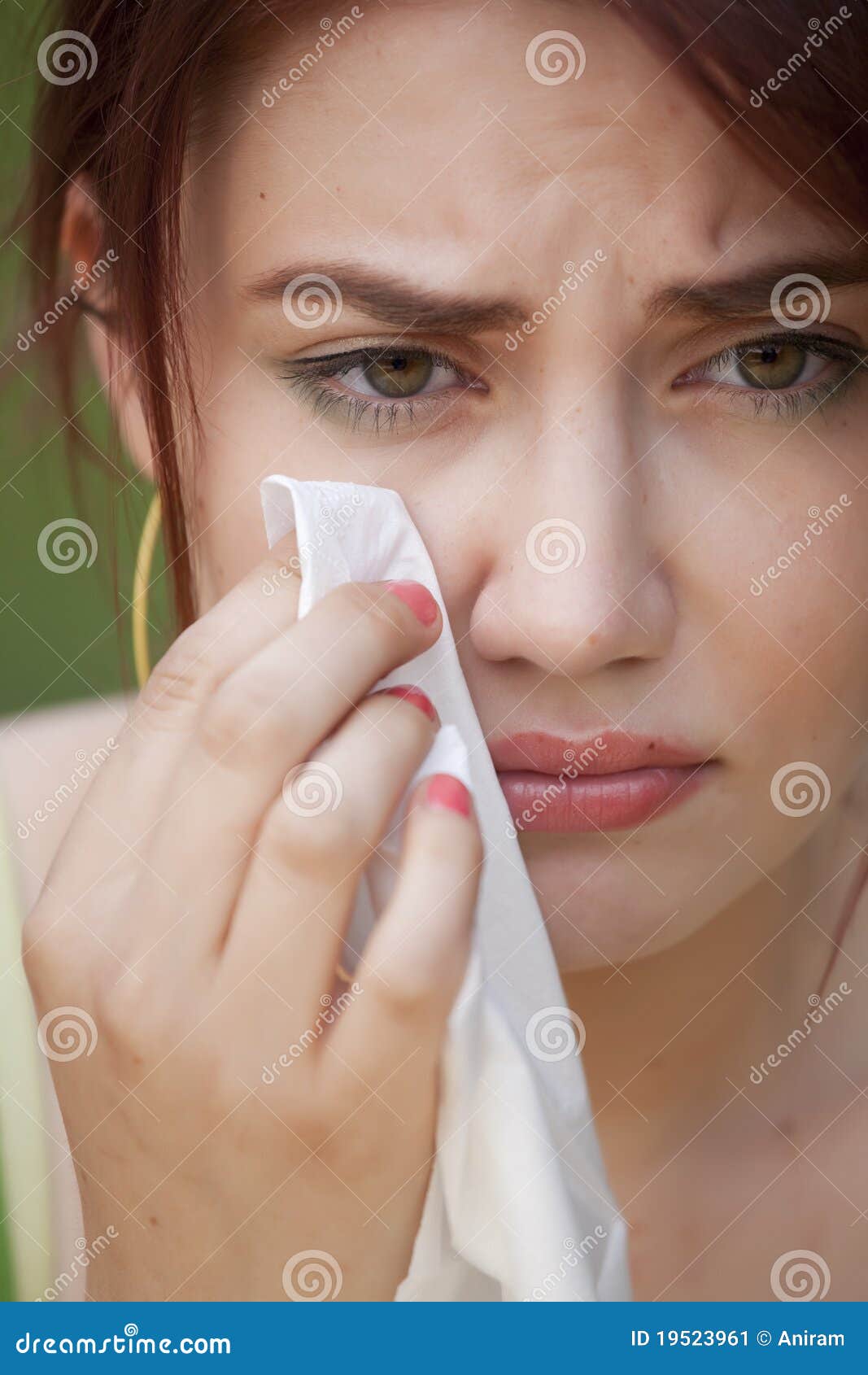 Crying woman stock image. Image of depressed, outdoor - 19523961