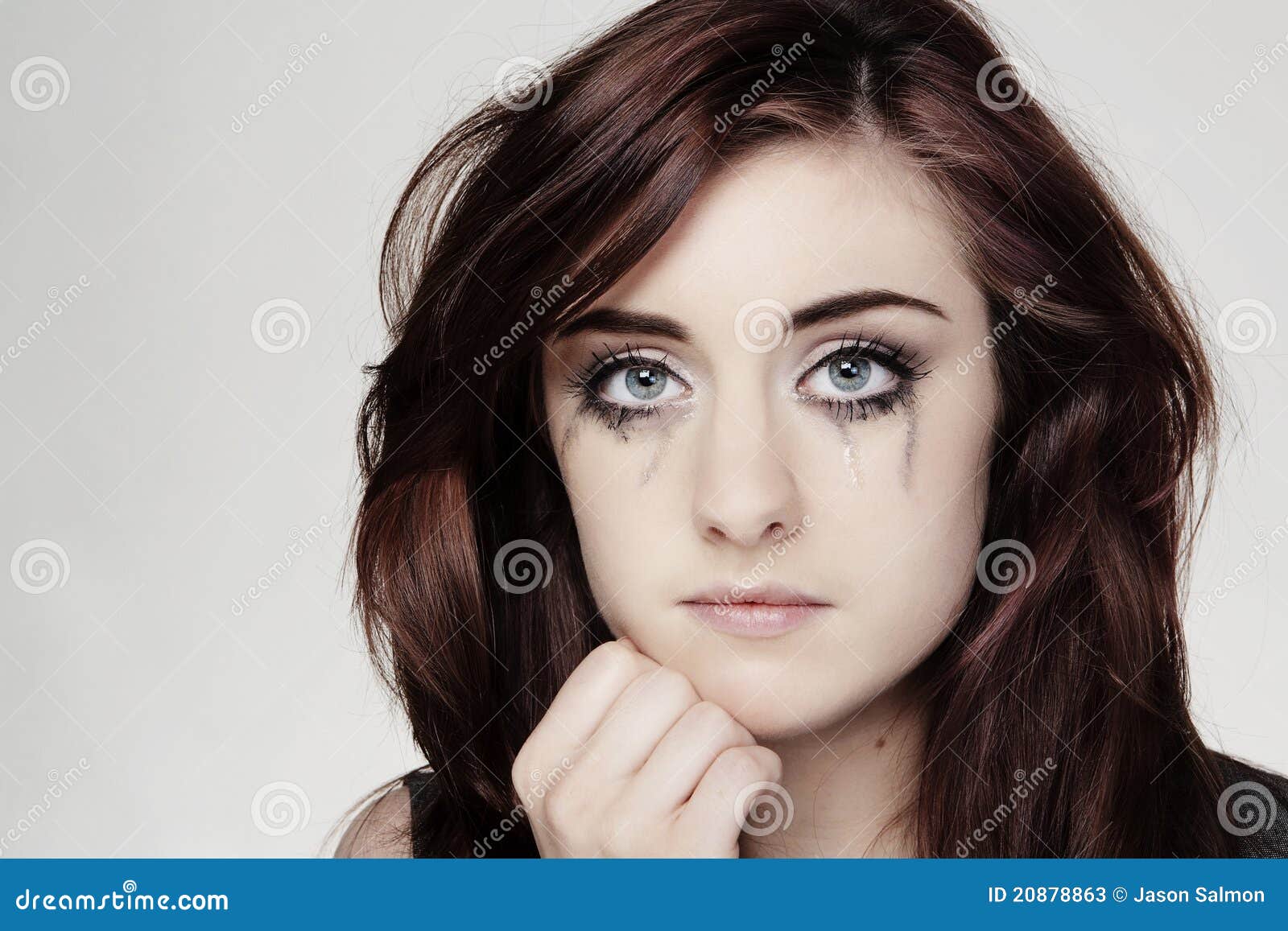 Crying woman stock image. Image of woman, brunette, abuse - 20878863