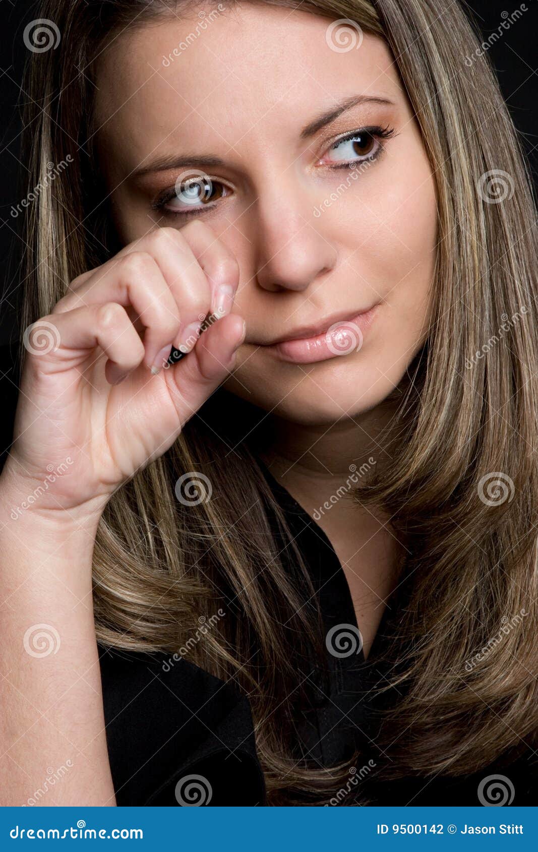 Crying Woman stock photo. Image of woman, teenager, depressed - 9500142