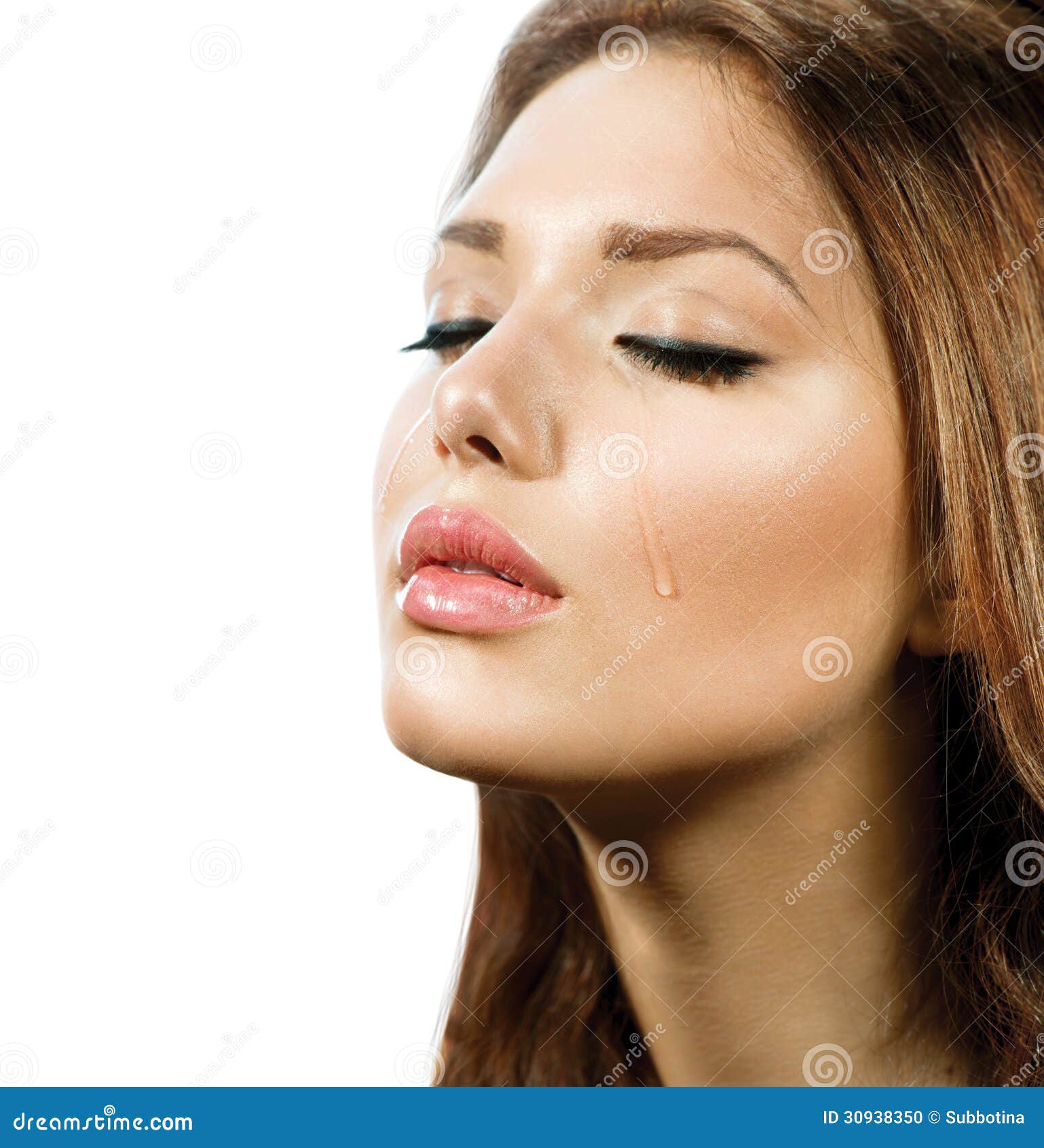 Crying Woman. Tears stock photo. Image of beauty, pain - 30938350
