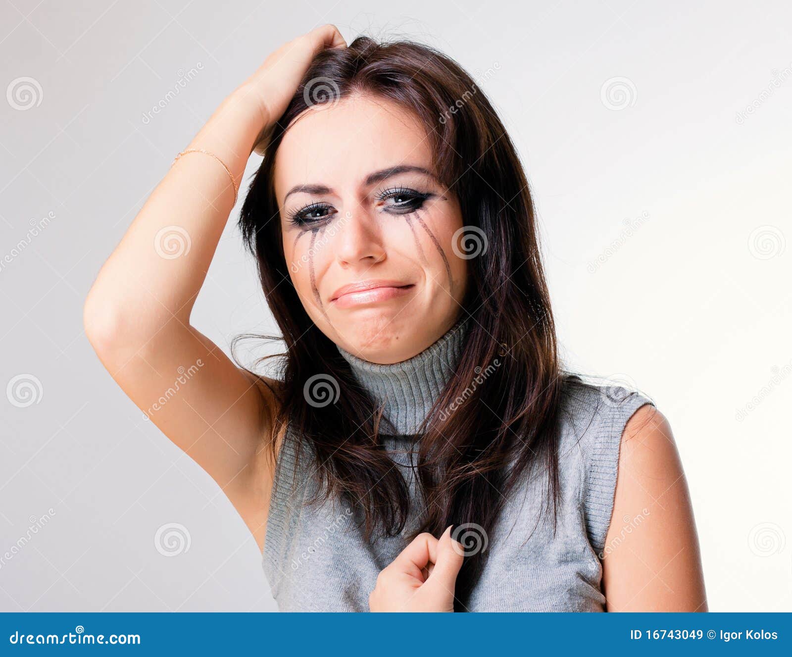 Crying woman towards stock image. Image of hopelessness - 16743049