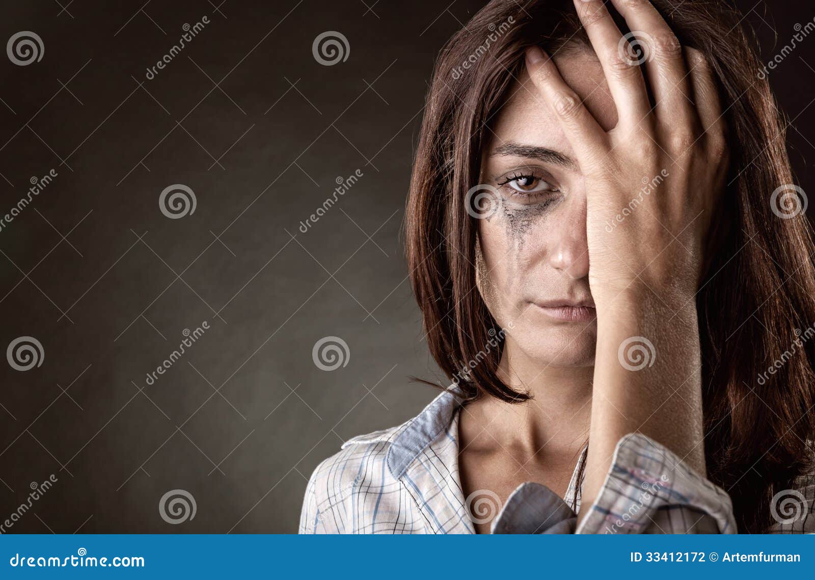 Crying woman stock photo. Image of face, loneliness, pray - 33412172