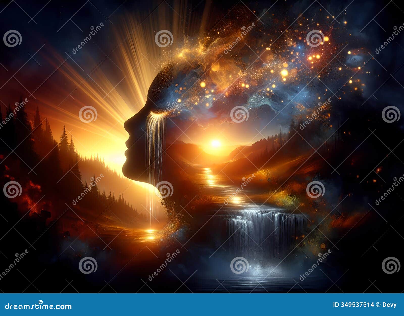 Crying for the World, Concept Stock Illustration - Illustration of ...