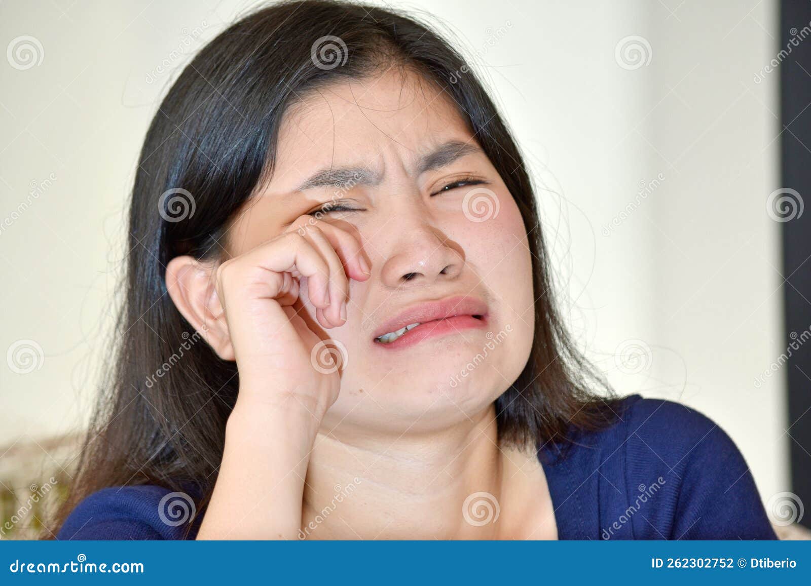 A Crying Young Person stock photo. Image of emotion - 262302752