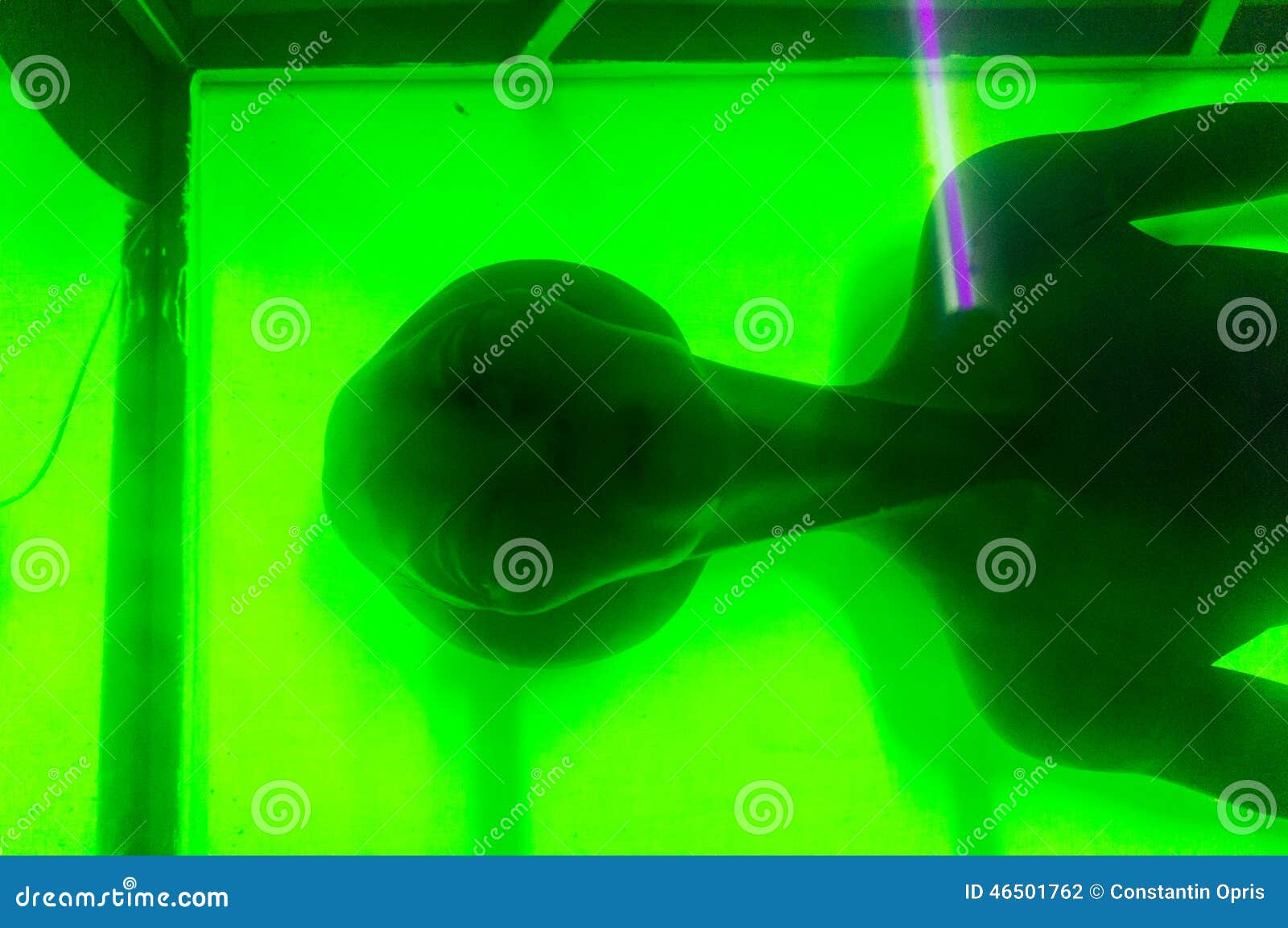 Cryogenically Frozen Alien Body Stock Photo - Image of alien, glow ...