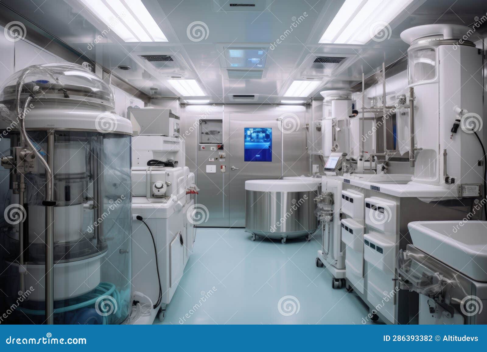 Cryopreservation Equipment in a Medical Lab Stock Photo - Image of ...