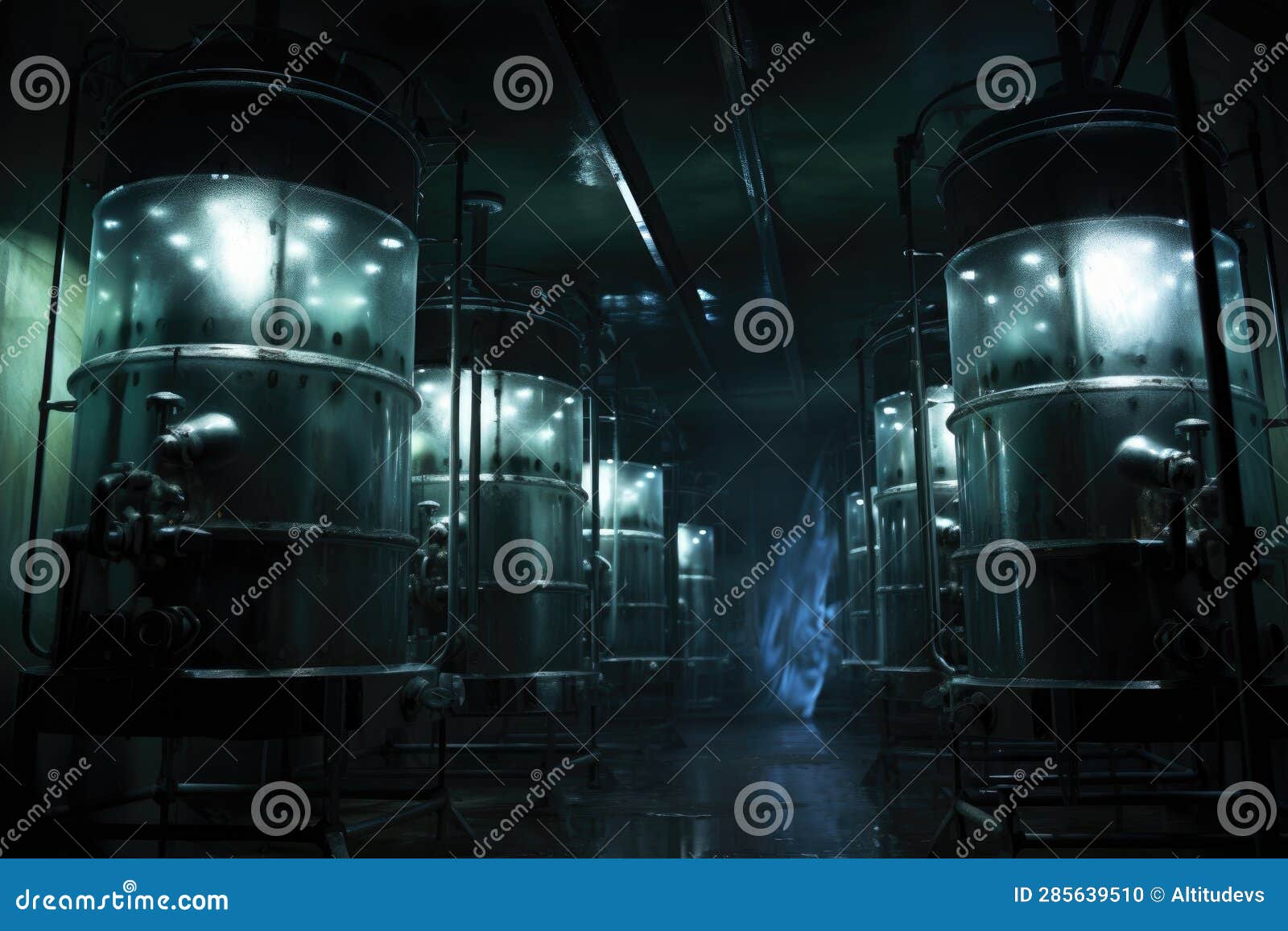 Cryopreservation Technology Equipment In Lab Setting Stock Photo ...