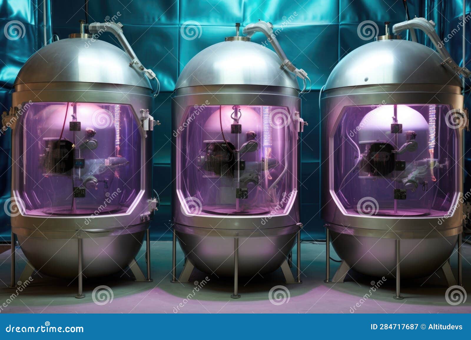 Cryopreservation Tanks For Storing Embryos Royalty-Free Stock ...