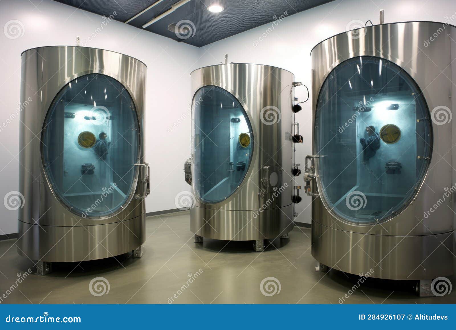 Cryopreservation Tanks For Storing Embryos Royalty-Free Stock Photo ...