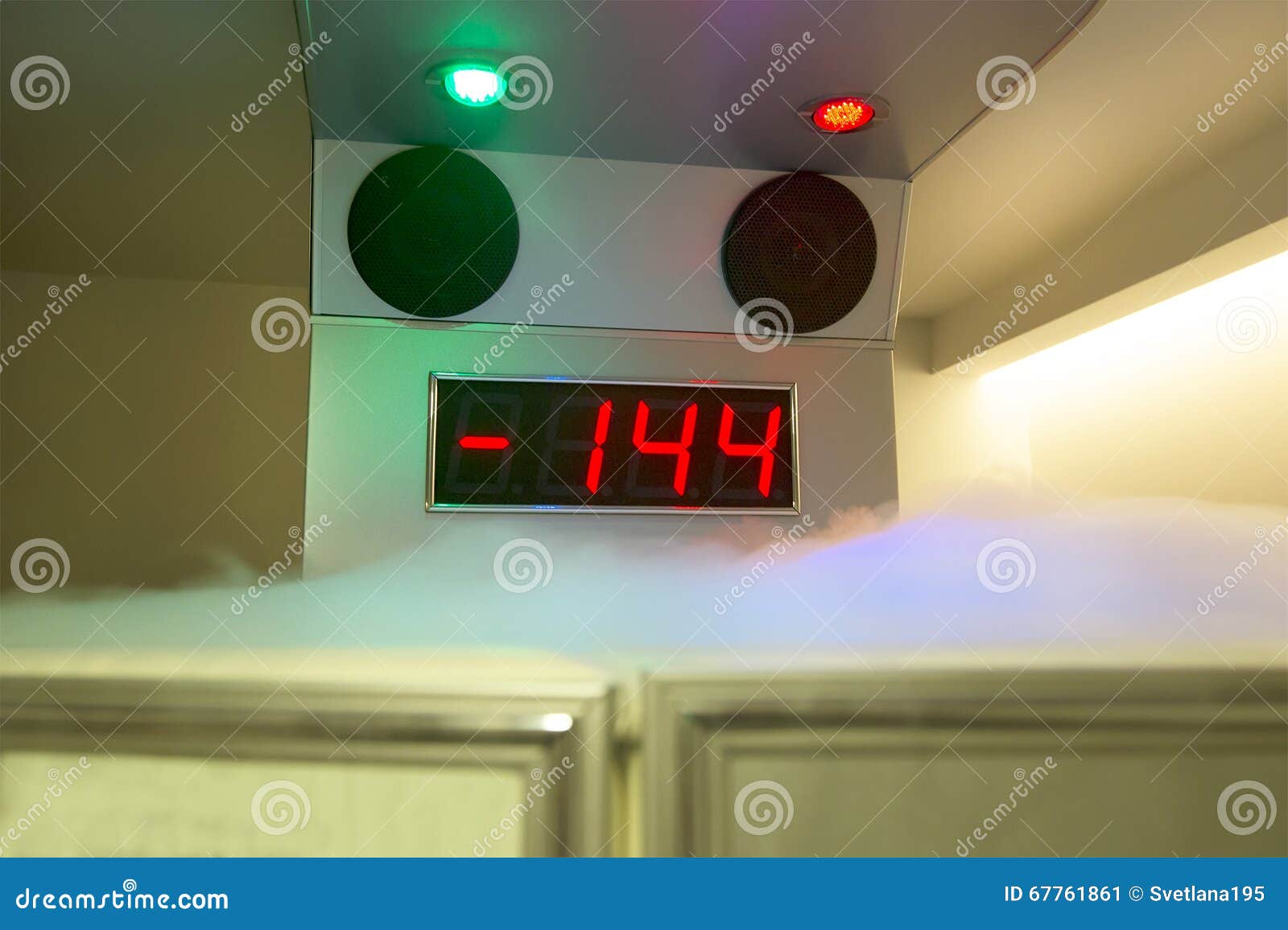 Cryotherapy capsule stock image. Image of treatments - 67761861