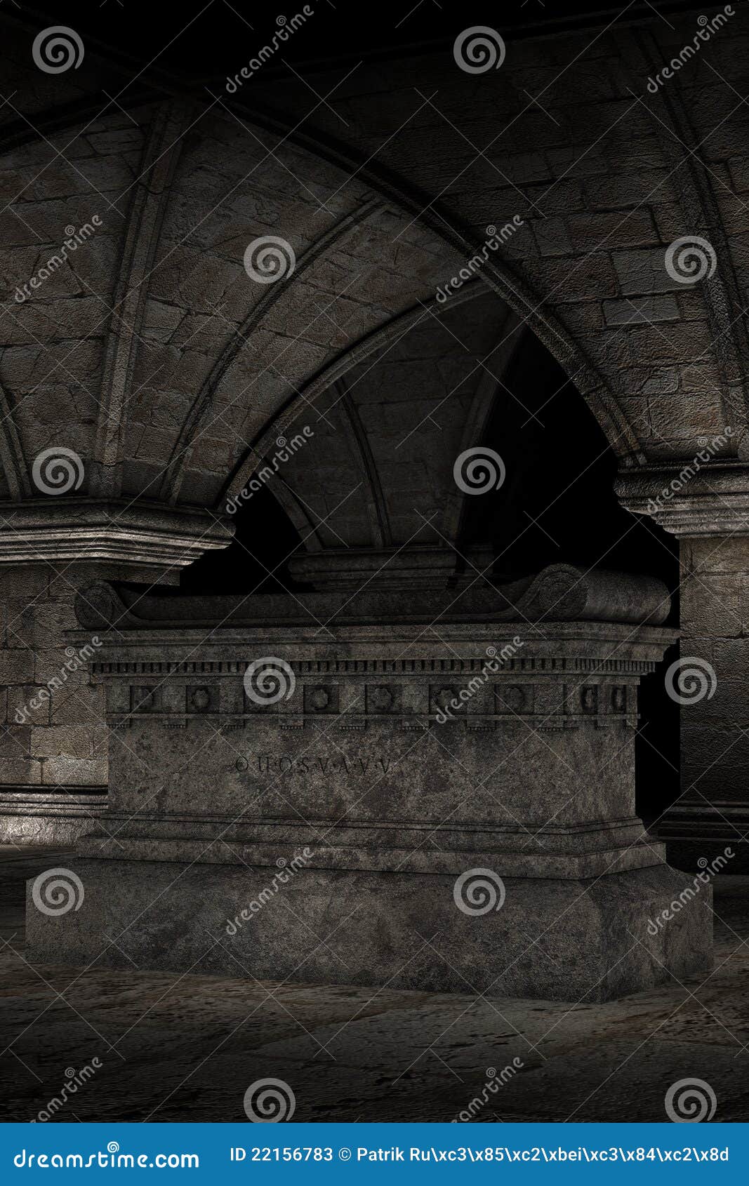 Crypt stock illustration. Illustration of tomb, religion - 22156783