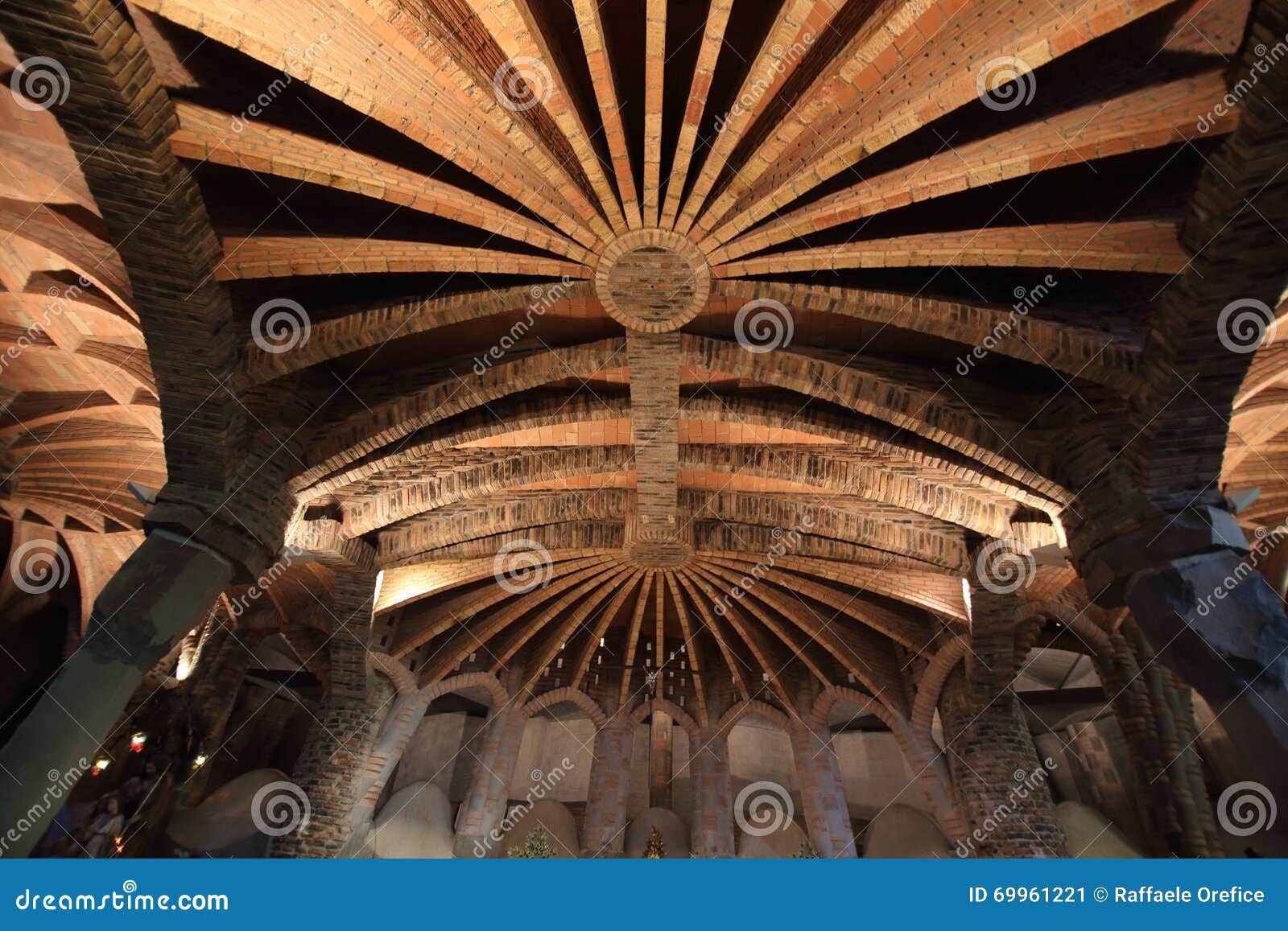 Crypt of Antoni Gaudi, Barcelona, Spain Editorial Photo - Image of ...