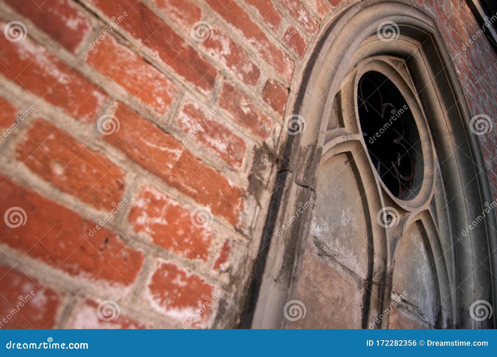 Crypt with Arch on an Old Cemetery Stock Photo - Image of ruins ...