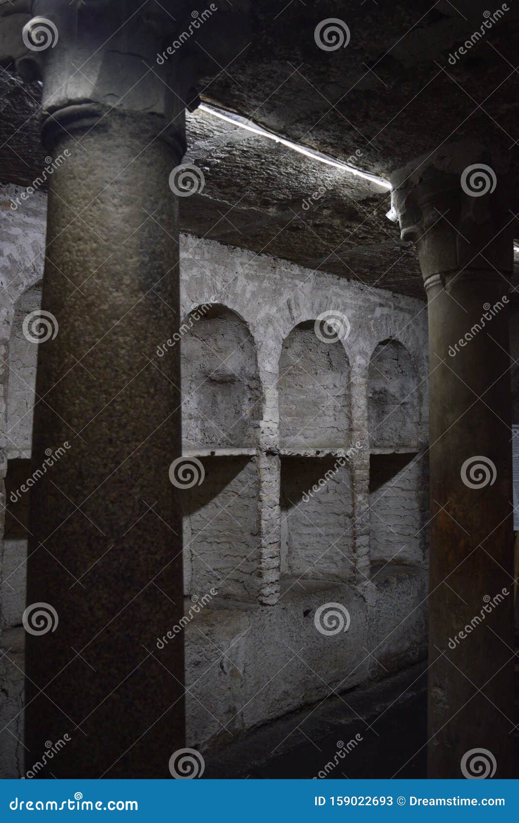Crypt stock image. Image of rome, roma, church, chiesa - 159022693