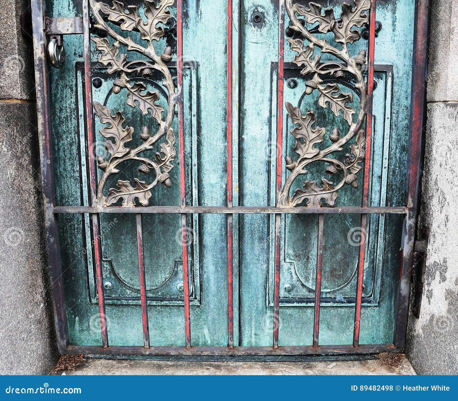 Crypt Doors stock photo. Image of doors, bars, crypt - 89482498