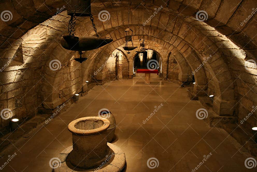 Crypt interior editorial stock image. Image of passage - 7122294